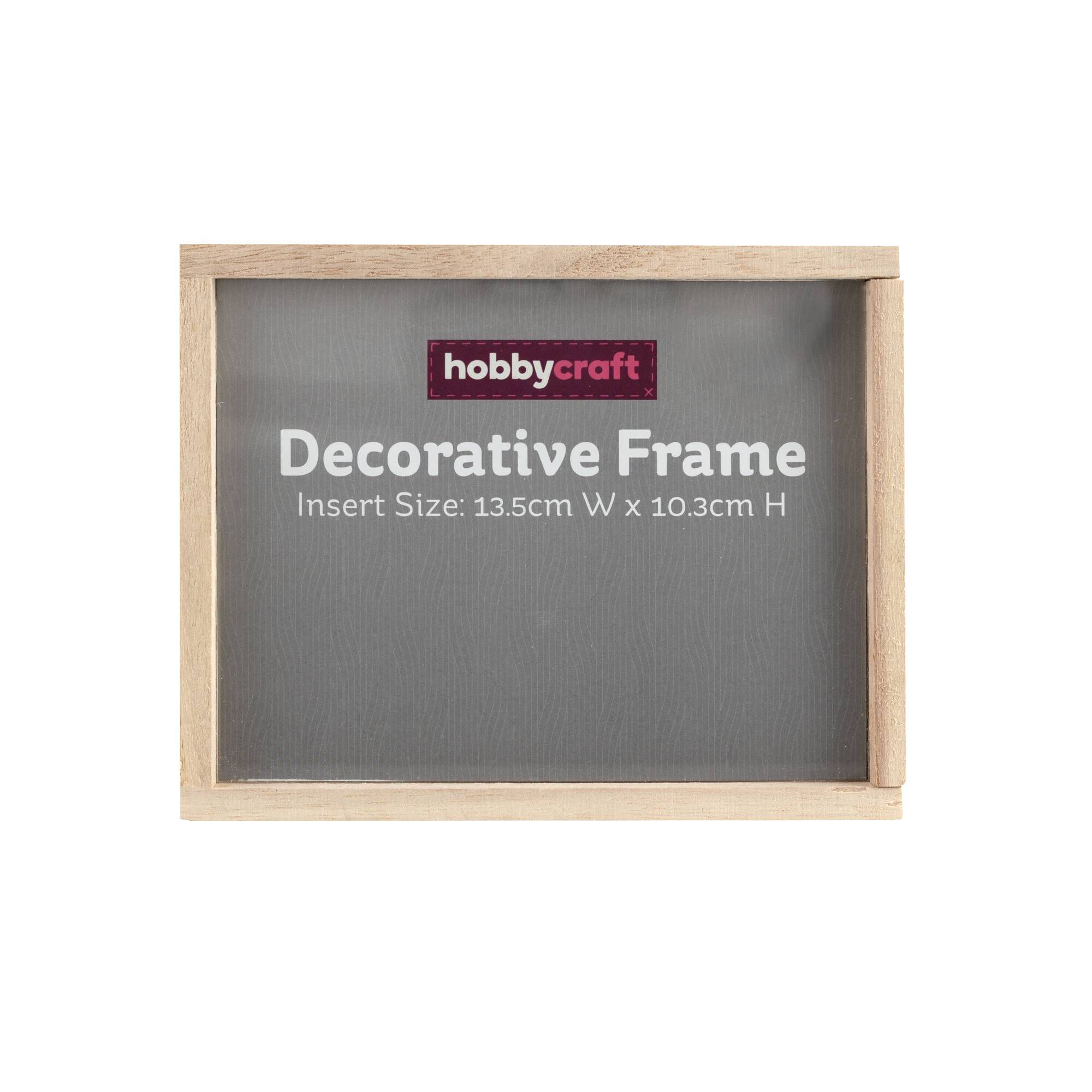 Decorative Frame with Glass 15cm x 12cm | Hobbycraft
