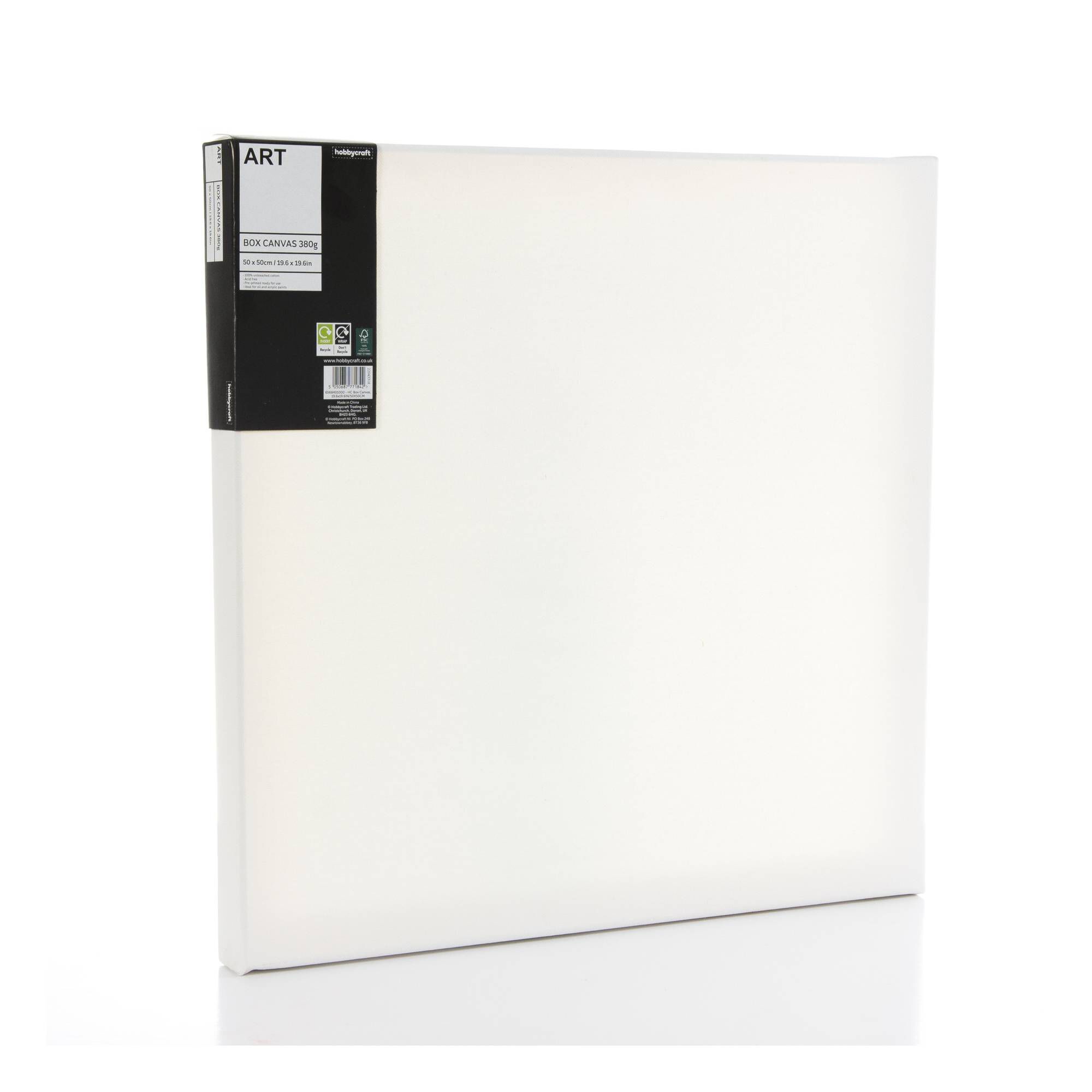 Box Canvas 50cm x 50cm | Hobbycraft