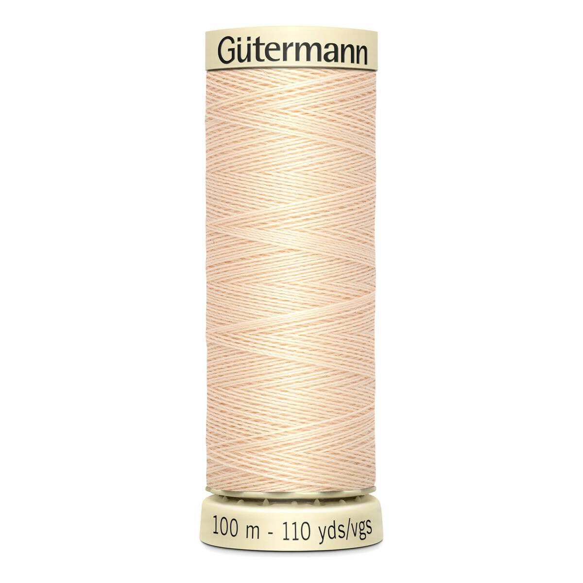 Gutermann Cream Sew All Thread 100m (5) | Hobbycraft