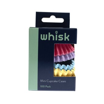 Whisk Pastel Mix Mini Cupcake Cases 100 Pack | Hobbycraft