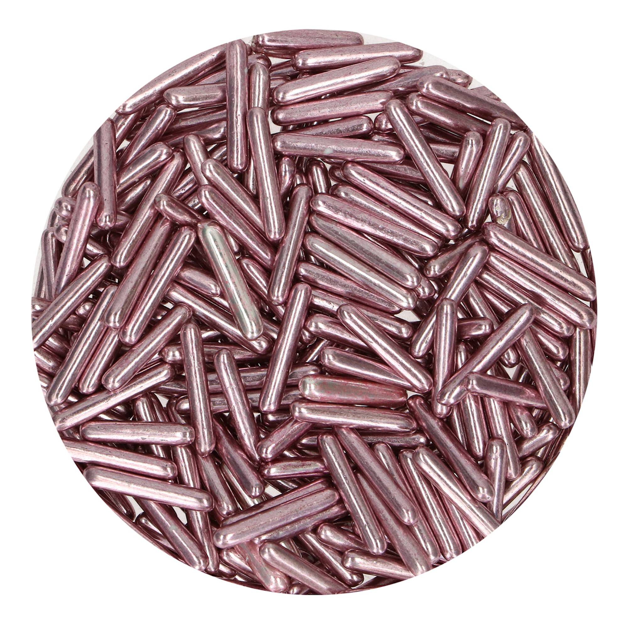 FunCakes Pink Metallic Rods 70g | Hobbycraft