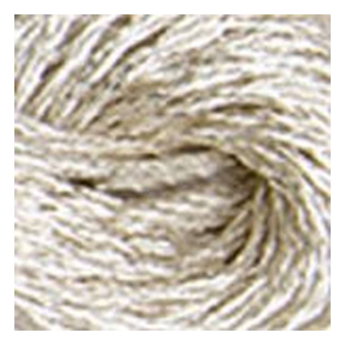 DMC Silver Metallic Cotton Pearl Thread Size 5 25m (5283) | Hobbycraft