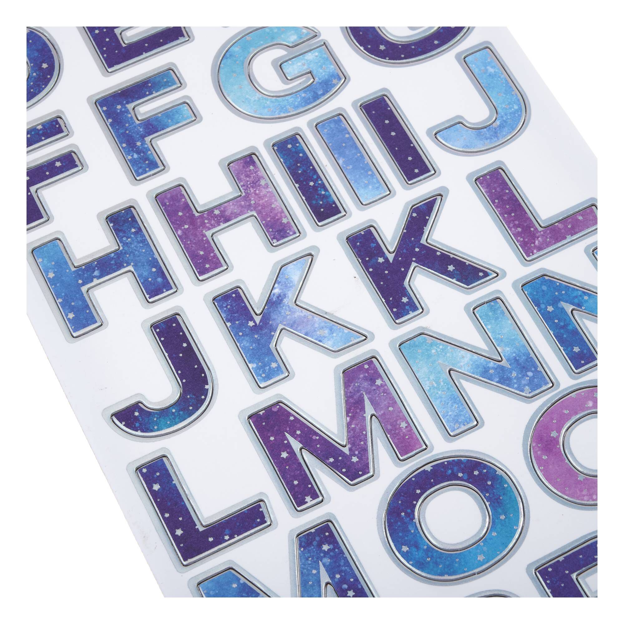 Mystical Alphabet Chipboard Stickers 82 Pieces | Hobbycraft