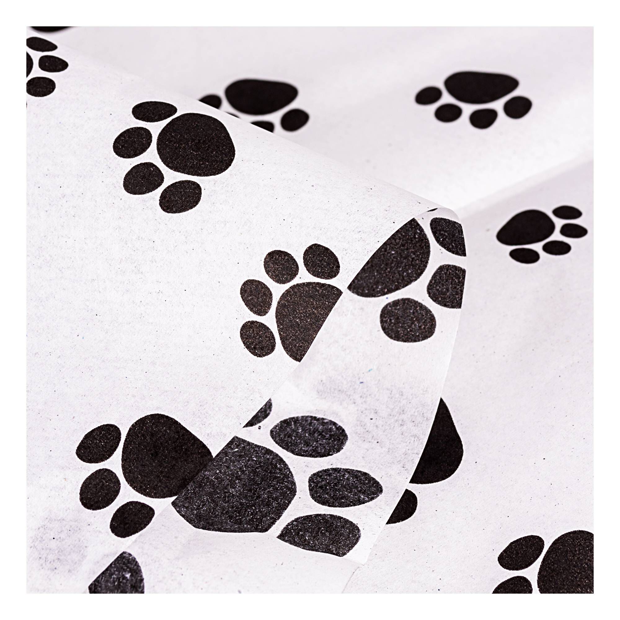 Paw Print Printed Tissue Paper 50cm x 75cm 6 Pack | Hobbycraft