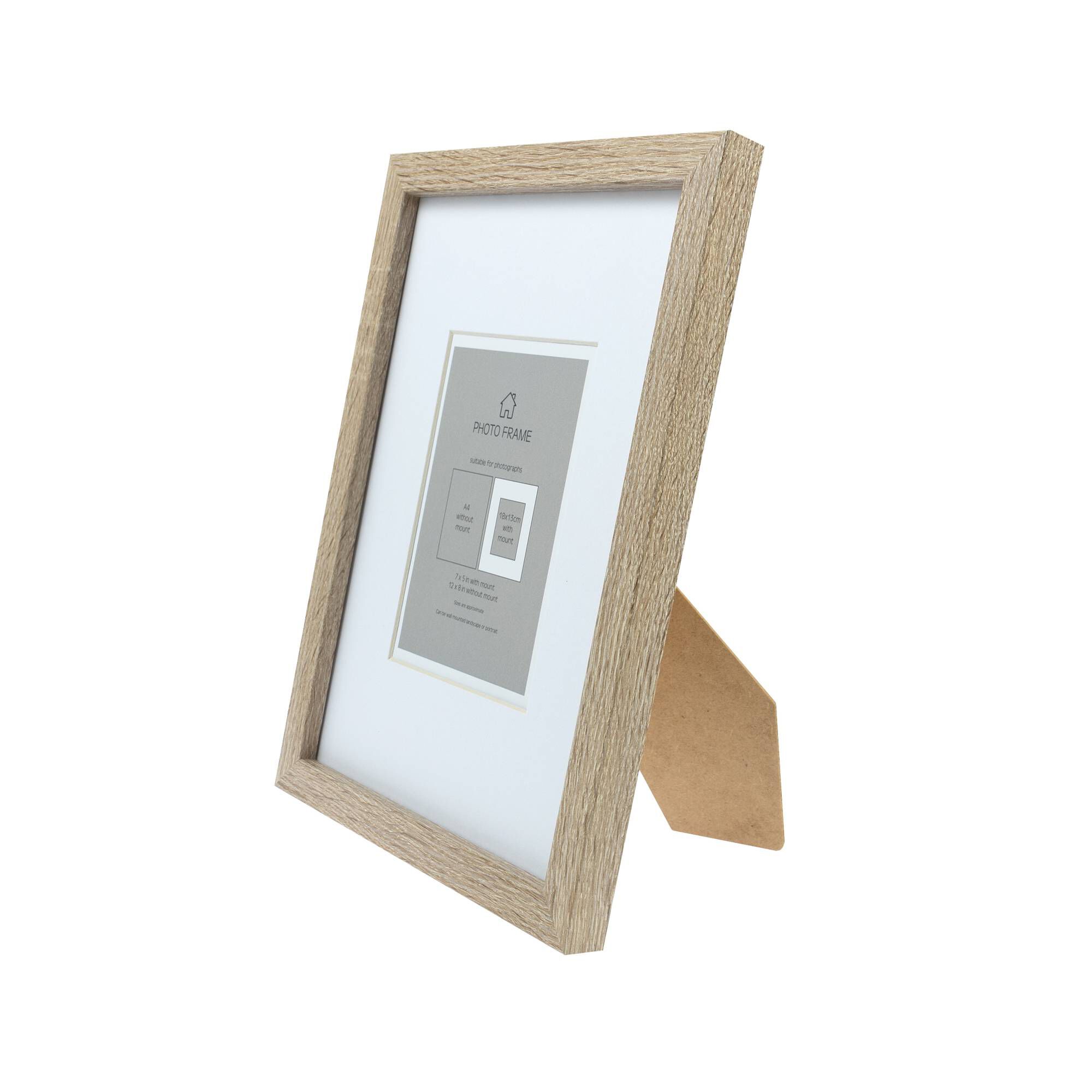 Light Oak Effect Photo Frame 30cm x 20cm | Hobbycraft