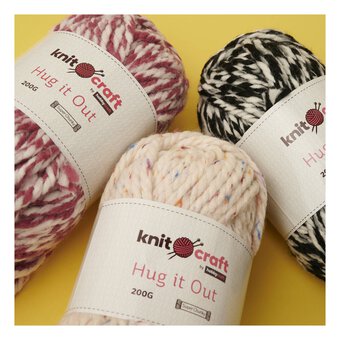 Knitcraft Cream Fleck Hug It Out Yarn 200g | Hobbycraft