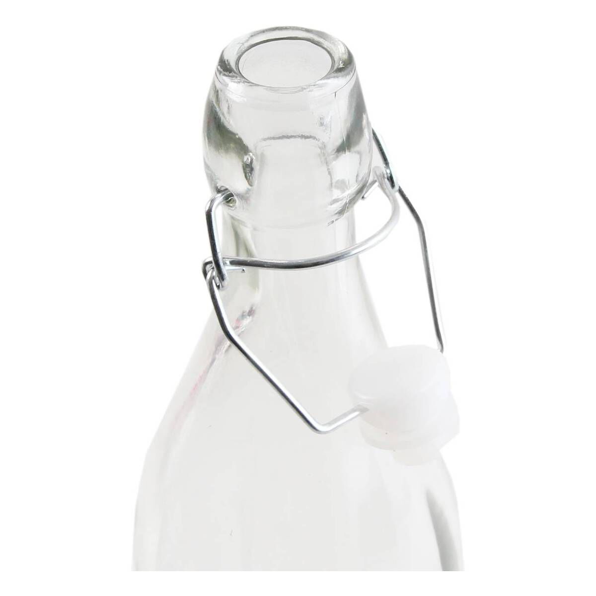 Clear Glass Bottle with Lid 1 Litre | Hobbycraft
