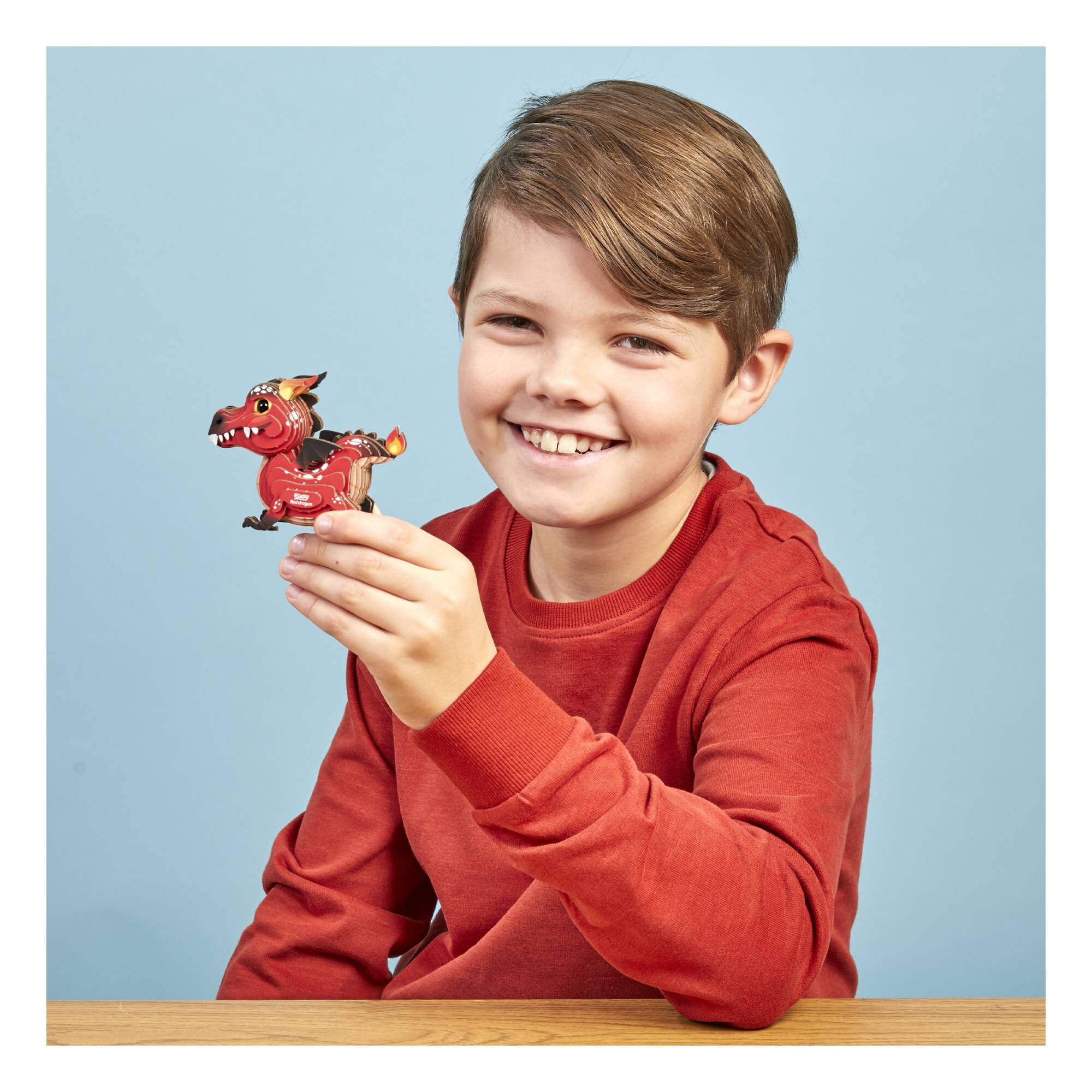 Eugy 3D Red Dragon Model | Hobbycraft