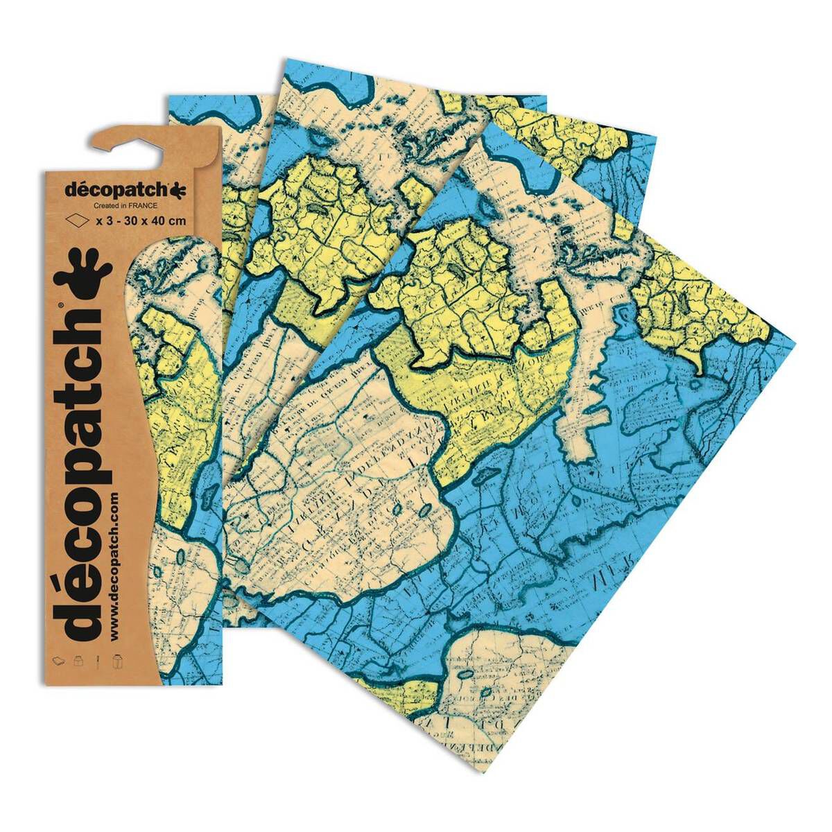 Decopatch Atlas Paper 3 Sheets | Hobbycraft