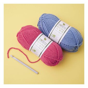 Women’s Institute Steel Blue Soft and Chunky Yarn 100g | Hobbycraft