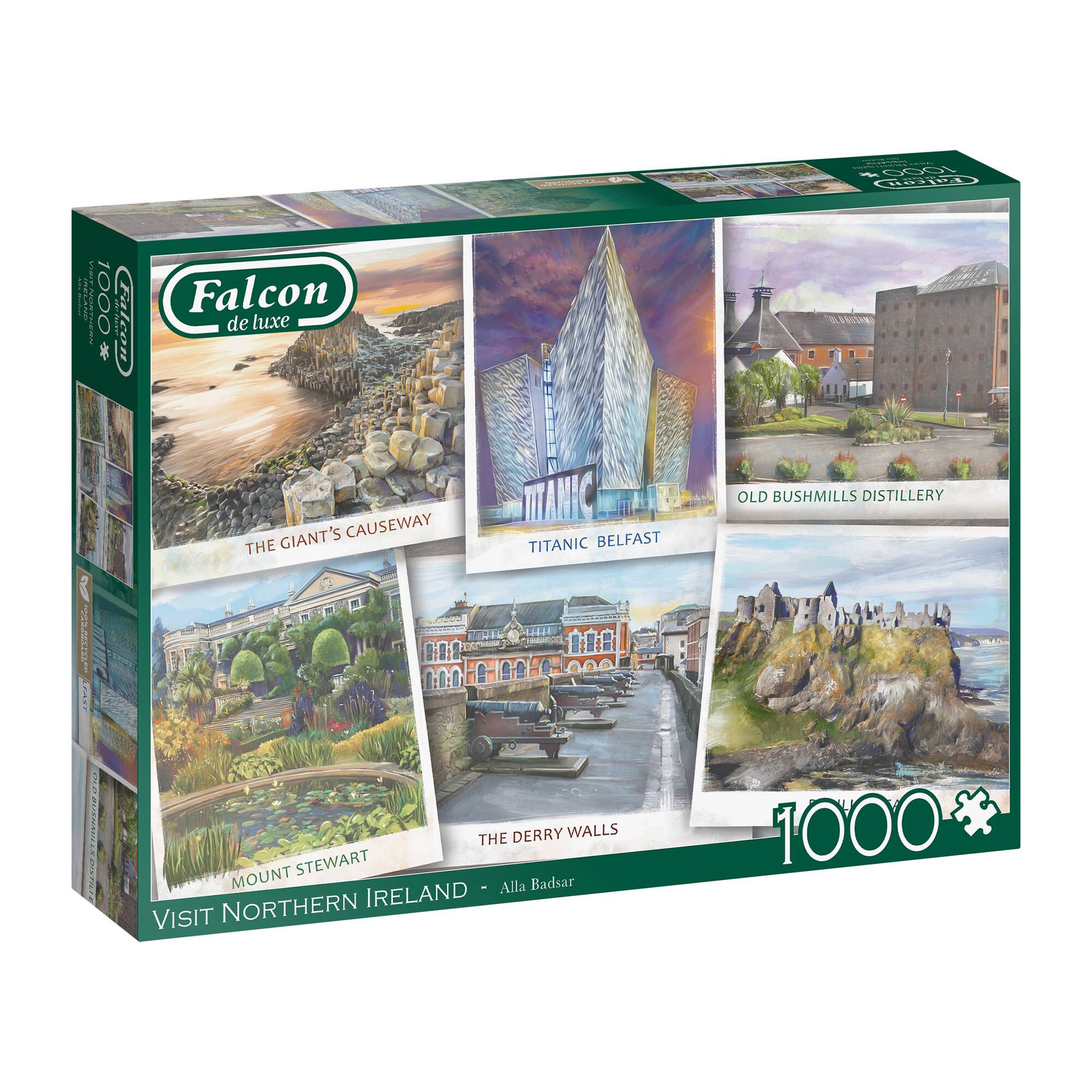 Falcon Visit Northern Ireland Jigsaw Puzzle 1000 Pieces | Hobbycraft
