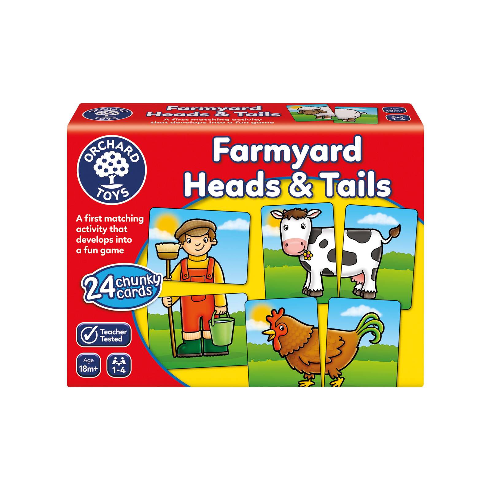 Orchard Toys Farmyard Heads and Tails Game | Hobbycraft