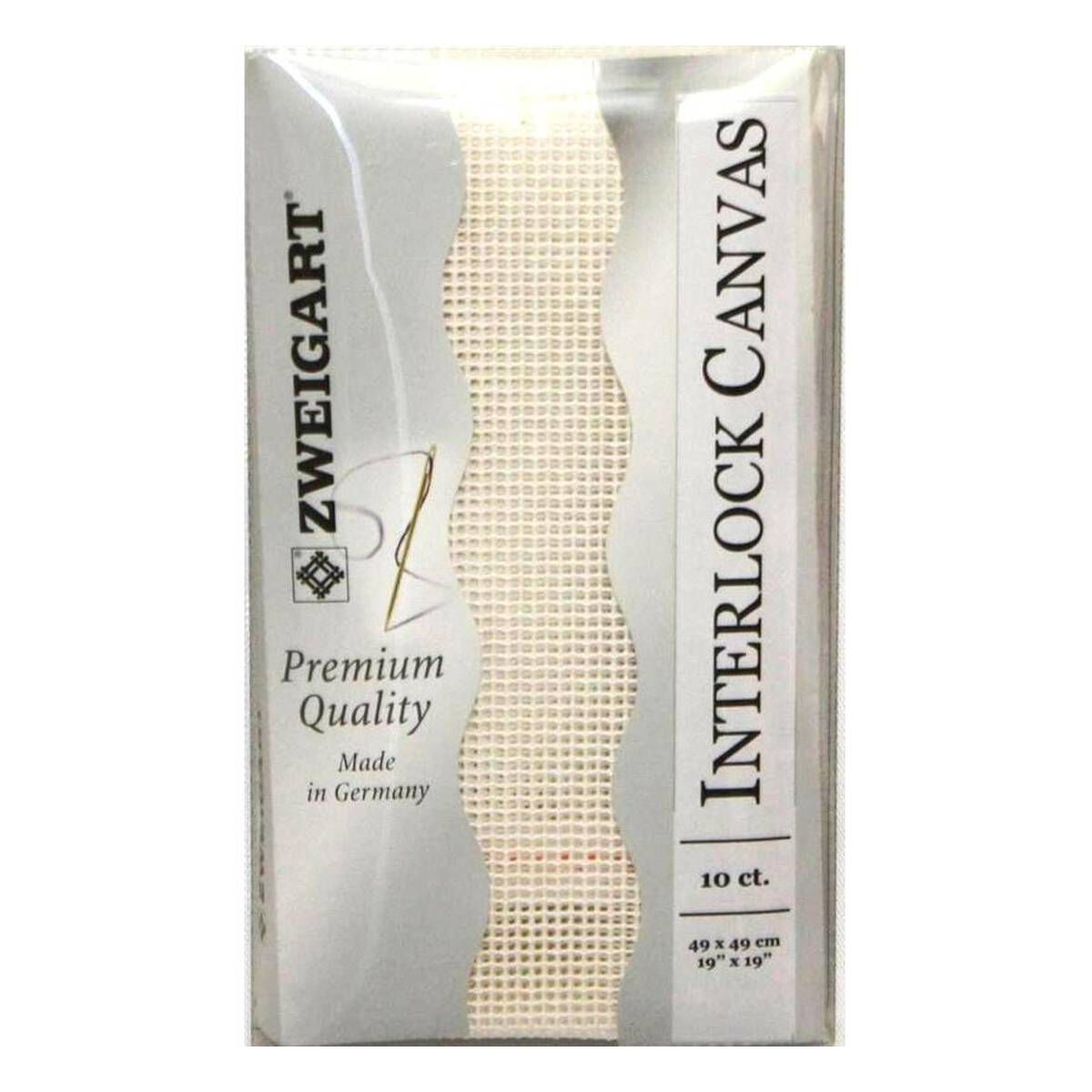 Zweigart Premium Quality Interlock Canvas 10 Count | Hobbycraft