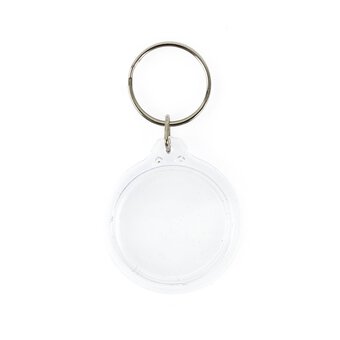 Clear Circle Keyrings 10 Pack | Hobbycraft