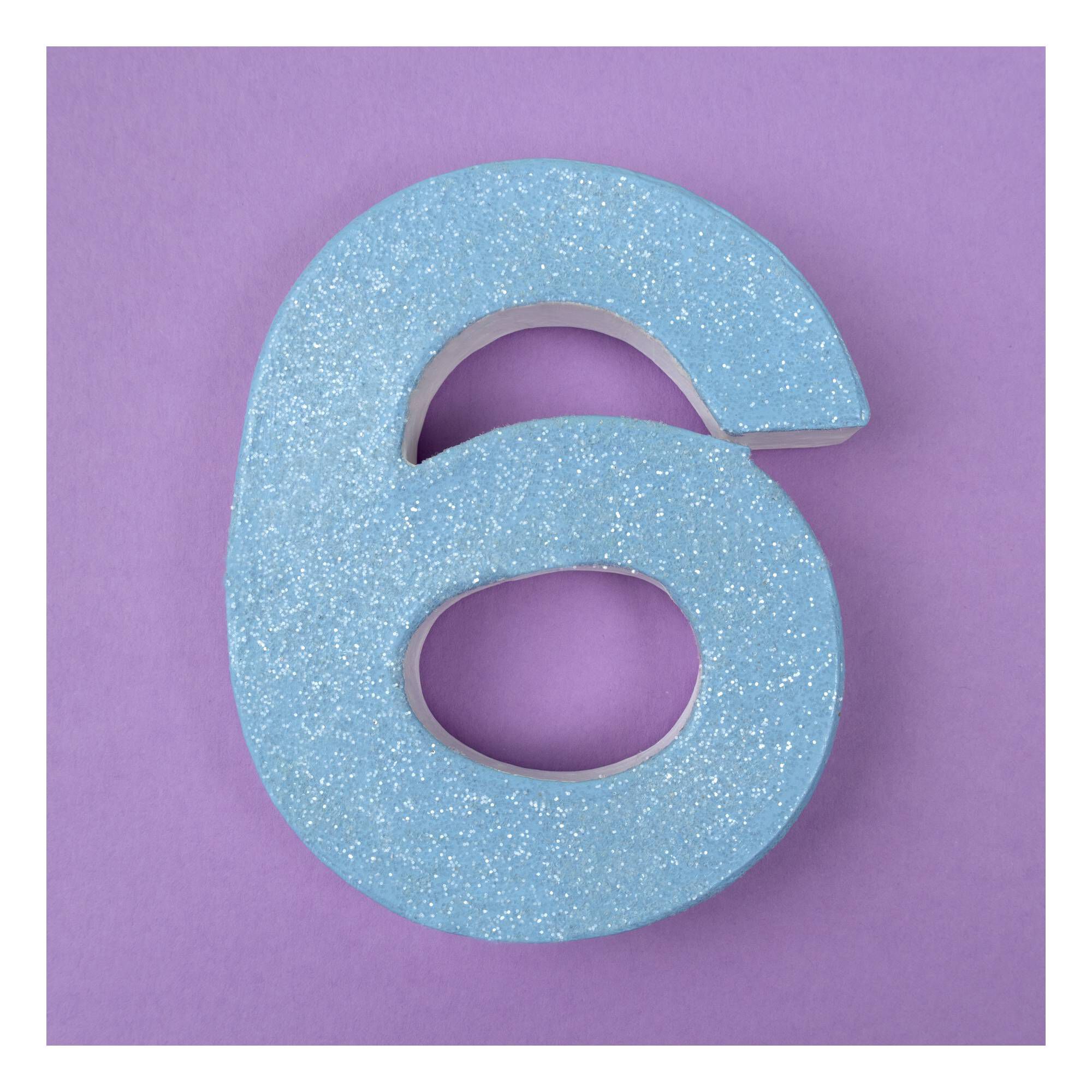 Mini Mache Number 6 10cm | Hobbycraft