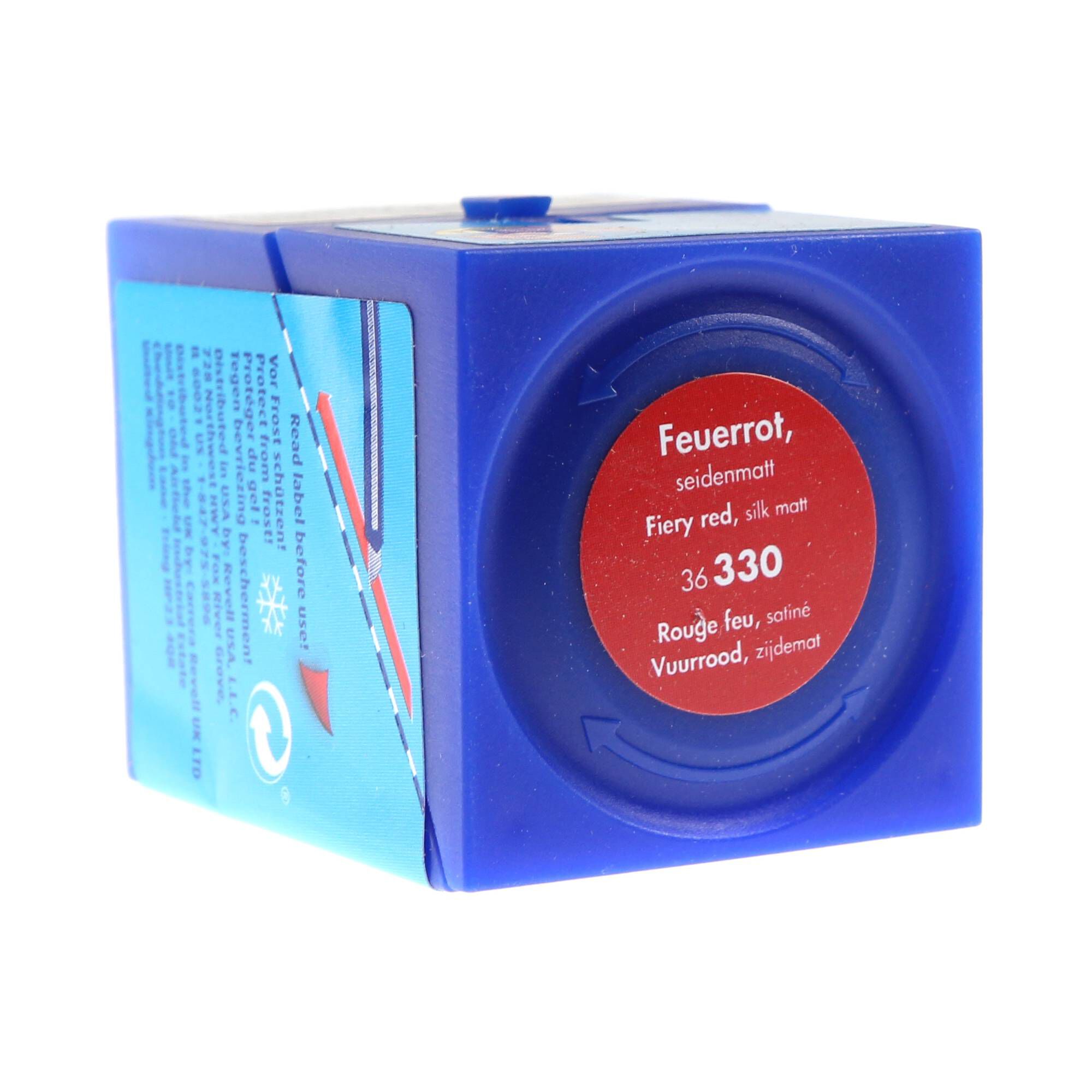 Revell Fiery Red Silk Aqua Colour Acrylic Paint 18ml (330) | Hobbycraft