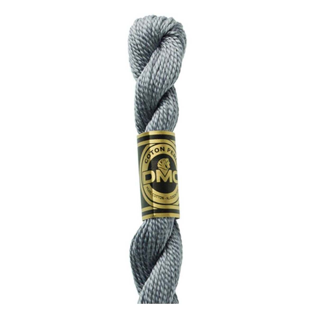 DMC Grey Pearl Cotton Thread Size 5 25m (414) | Hobbycraft