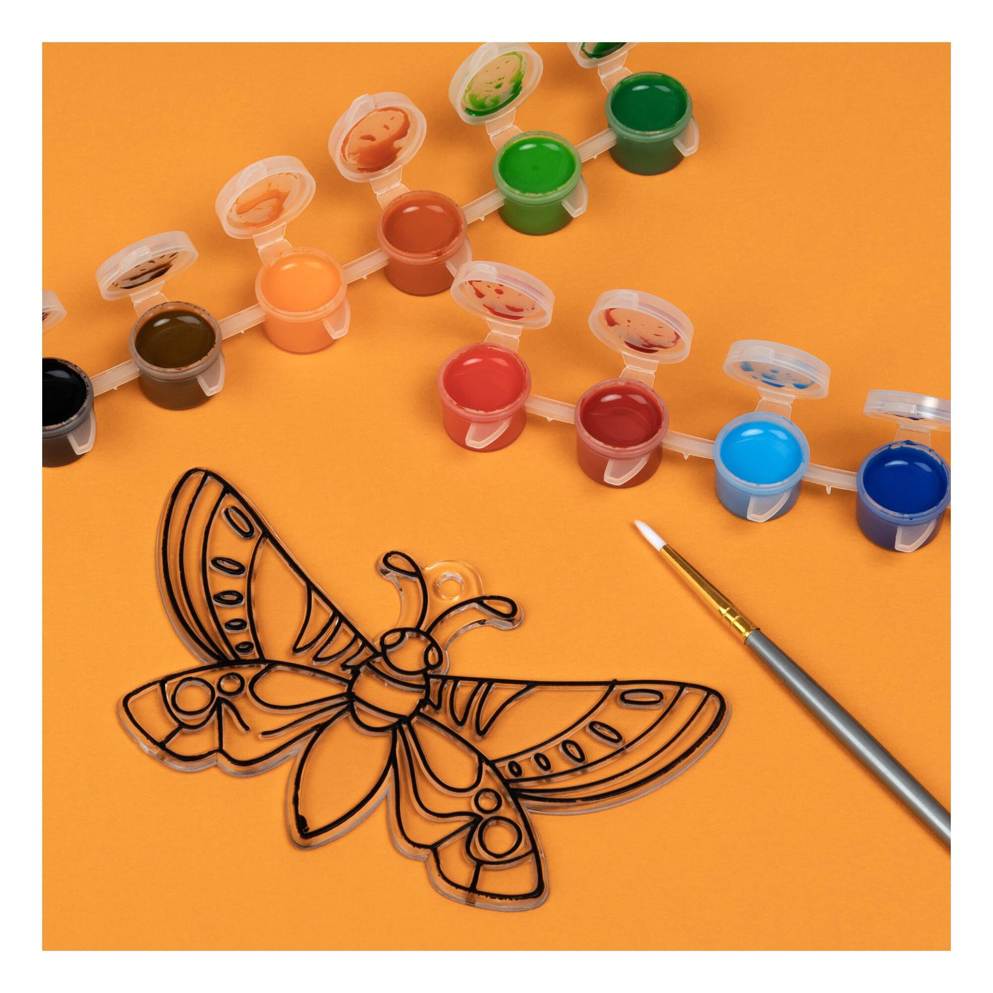 Assorted Suncatcher Paints 3ml 12 Pack | Hobbycraft