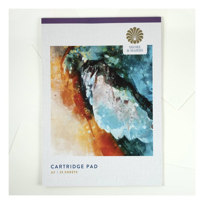 Shore & Marsh Cartridge Pad A2 25 Sheets | Hobbycraft