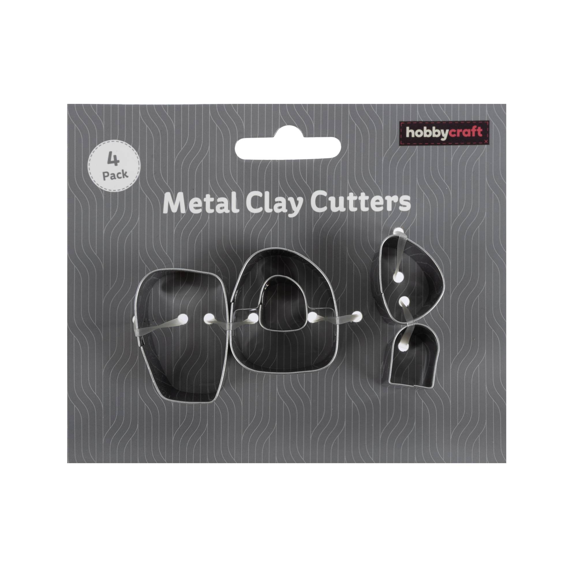 Abstract Metal Clay Cutters 4 Pack | Hobbycraft