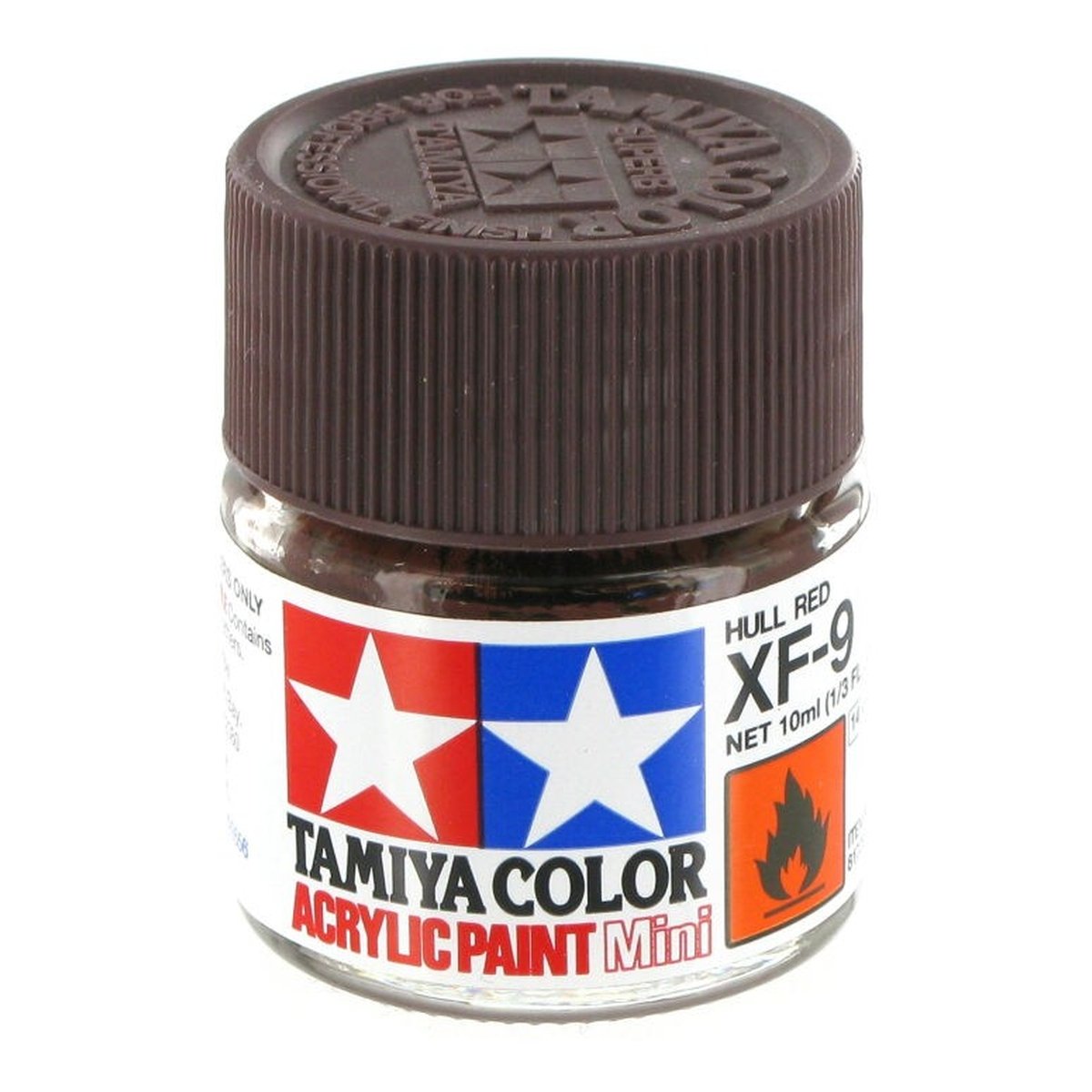Tamiya Colour Acrylic Paint XF-9 Hull Red 10ml | Hobbycraft