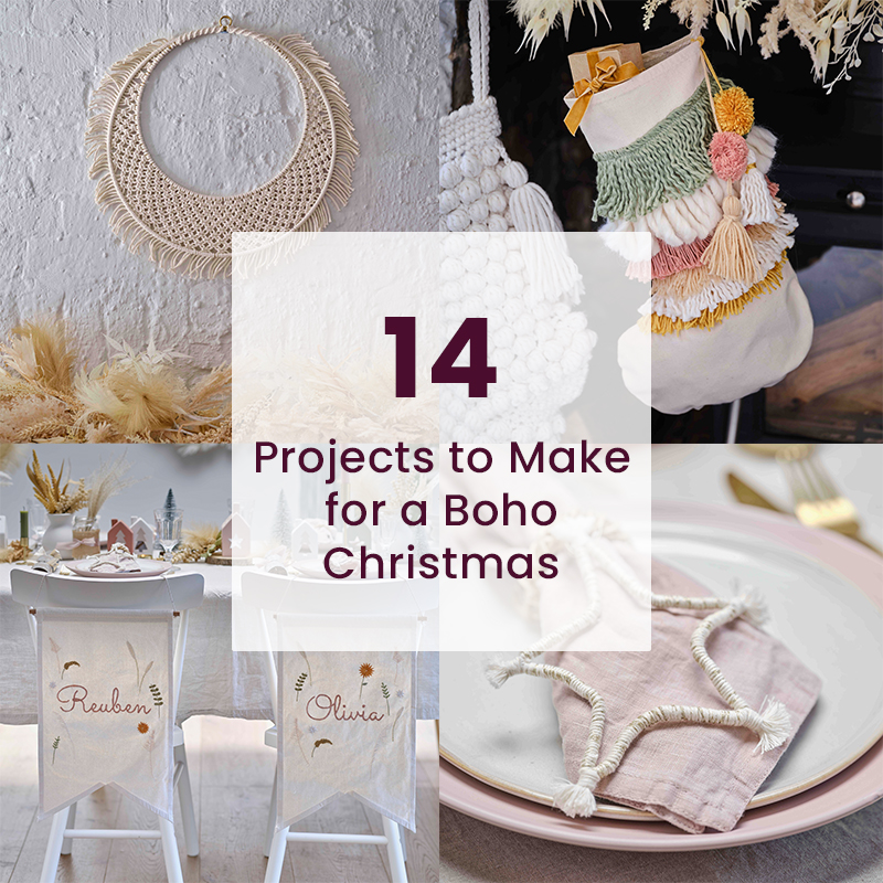 14 Projects to Make for a Boho Christmas | Hobbycraft
