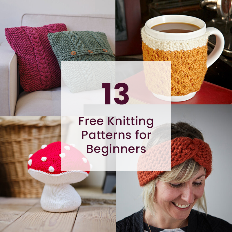 15 Easy and Free Knitting Patterns for Beginners | Hobbycraft