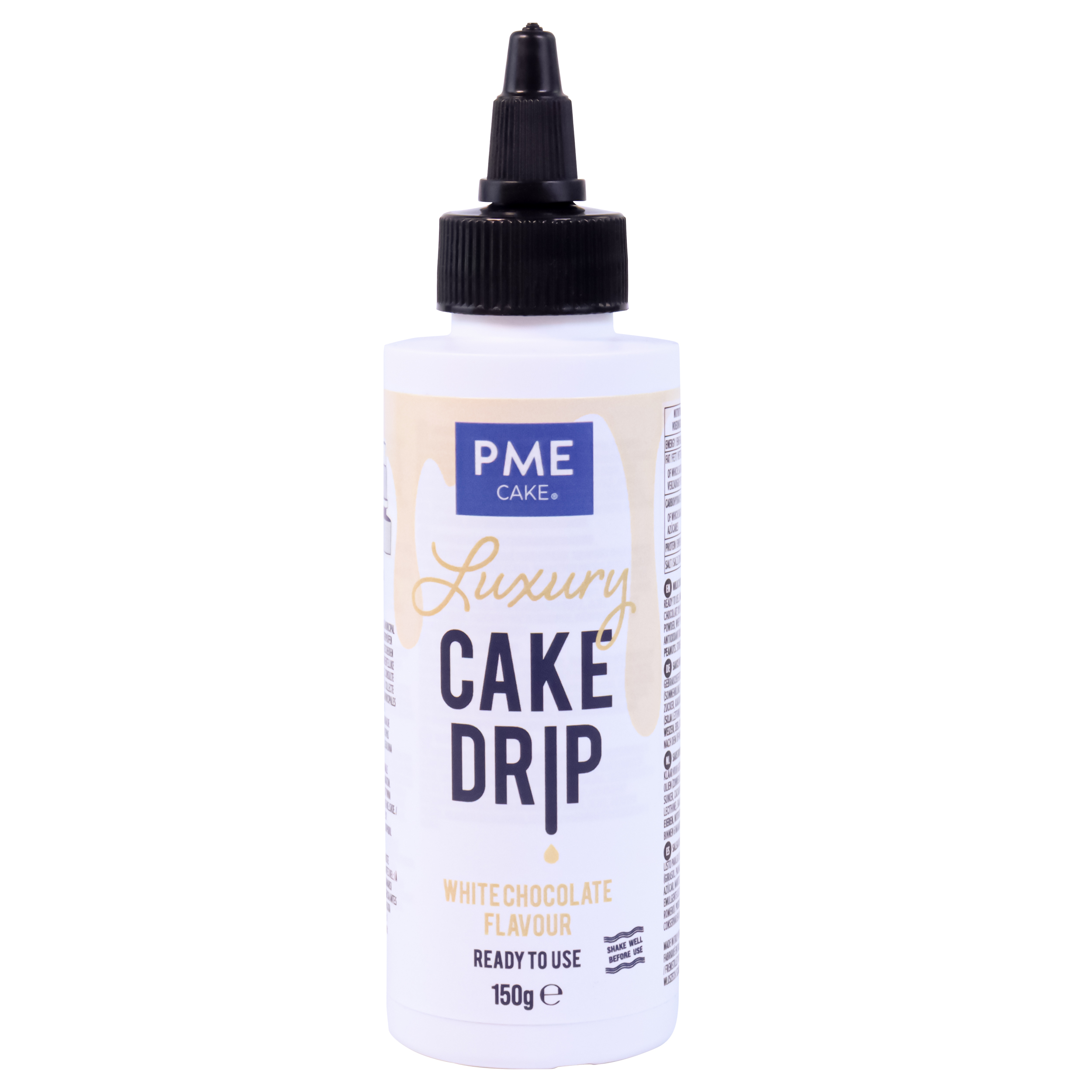 PME White Chocolate Luxury Cake Drip 150g | Hobbycraft