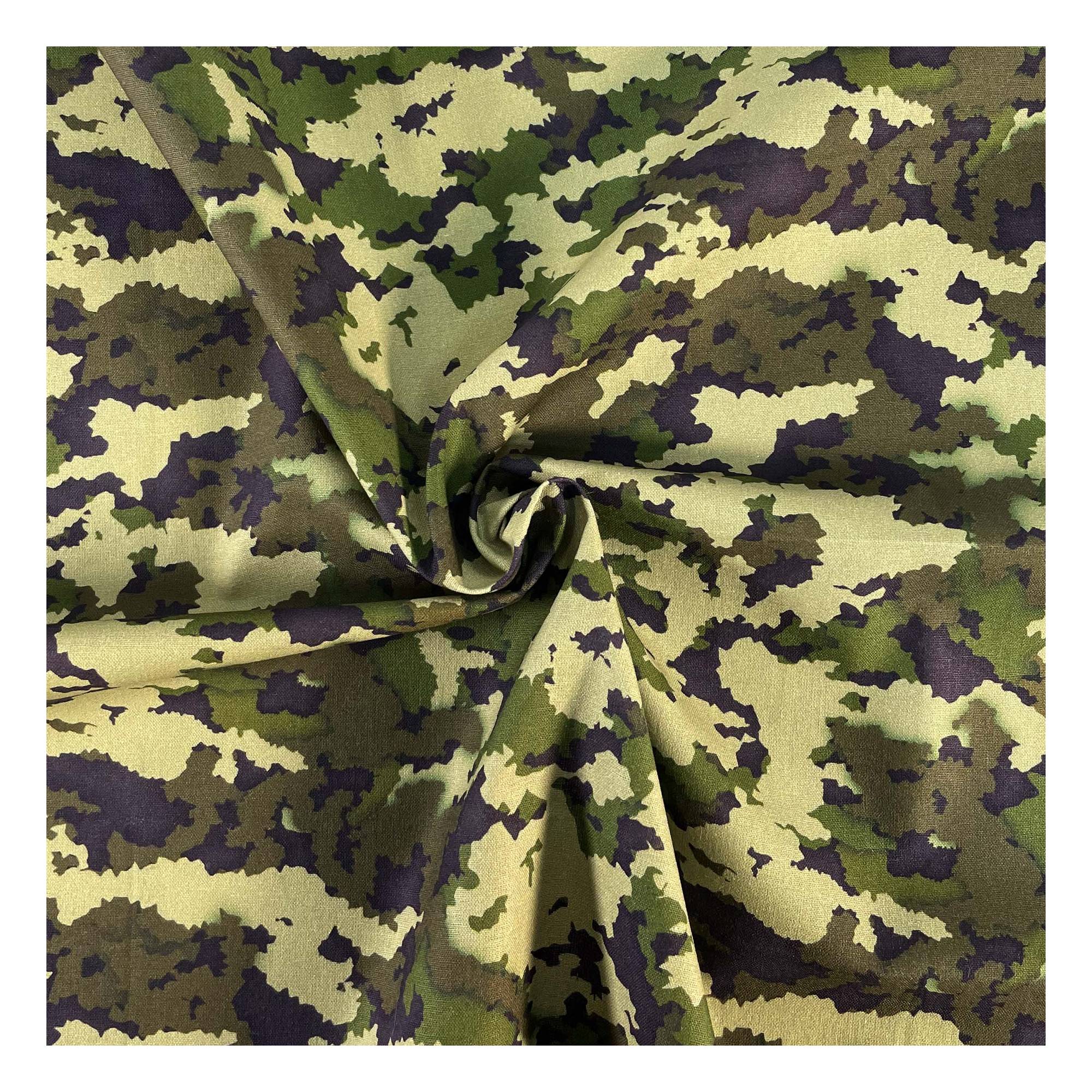Green Classic Camo Cotton Fabric by the Metre | Hobbycraft