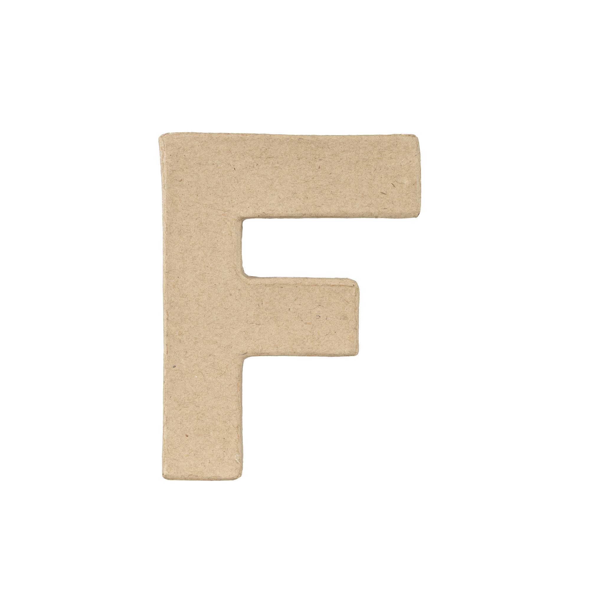 Mini Mache Letter F 10cm | Hobbycraft