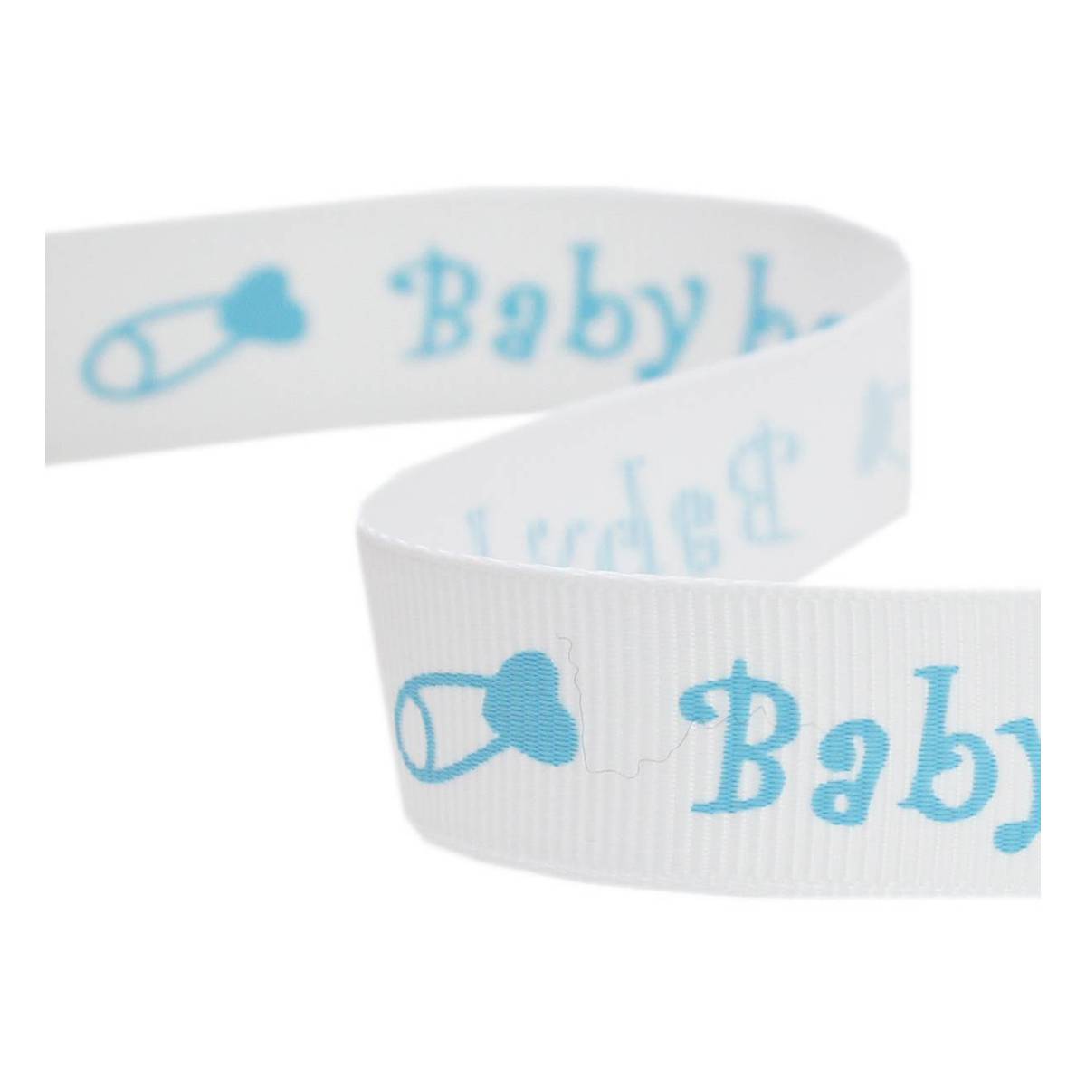 Baby Boy Grosgrain Ribbon 15mm x 5m | Hobbycraft