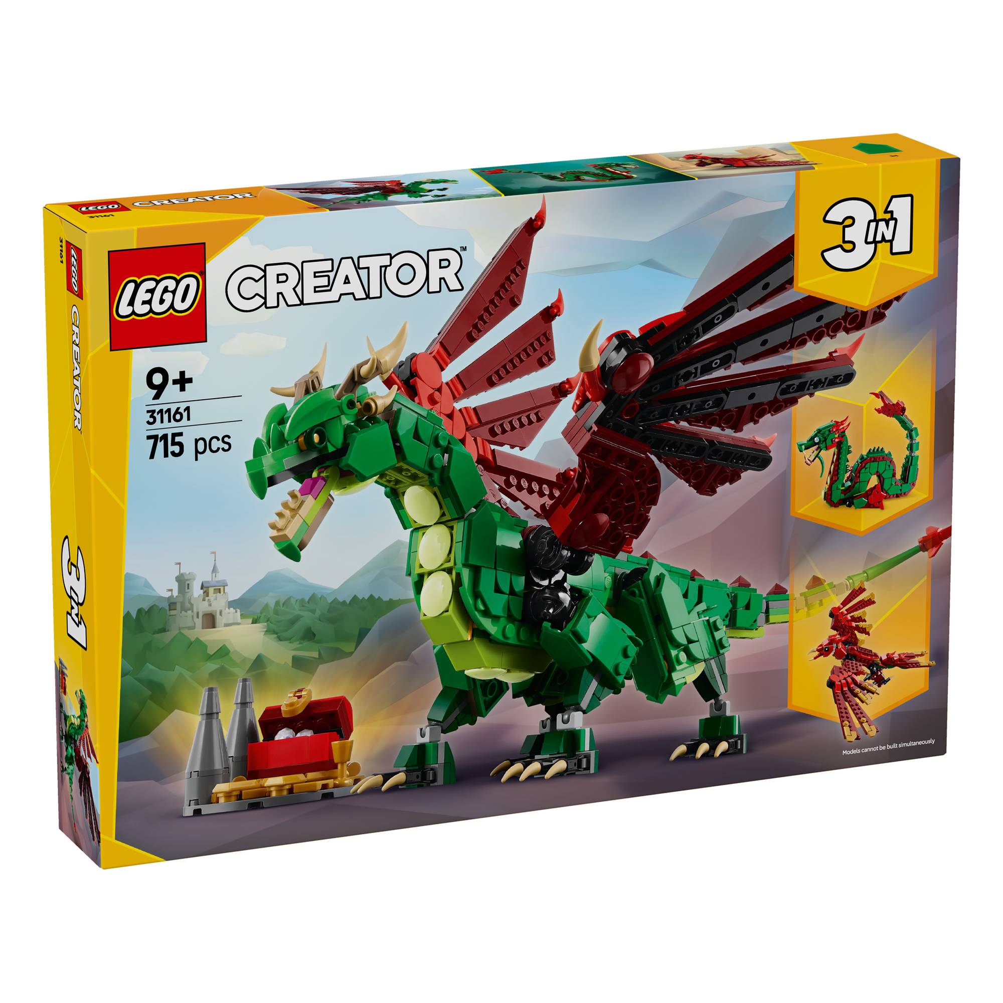 LEGO Creator 3 in 1 Medieval Dragon | Hobbycraft