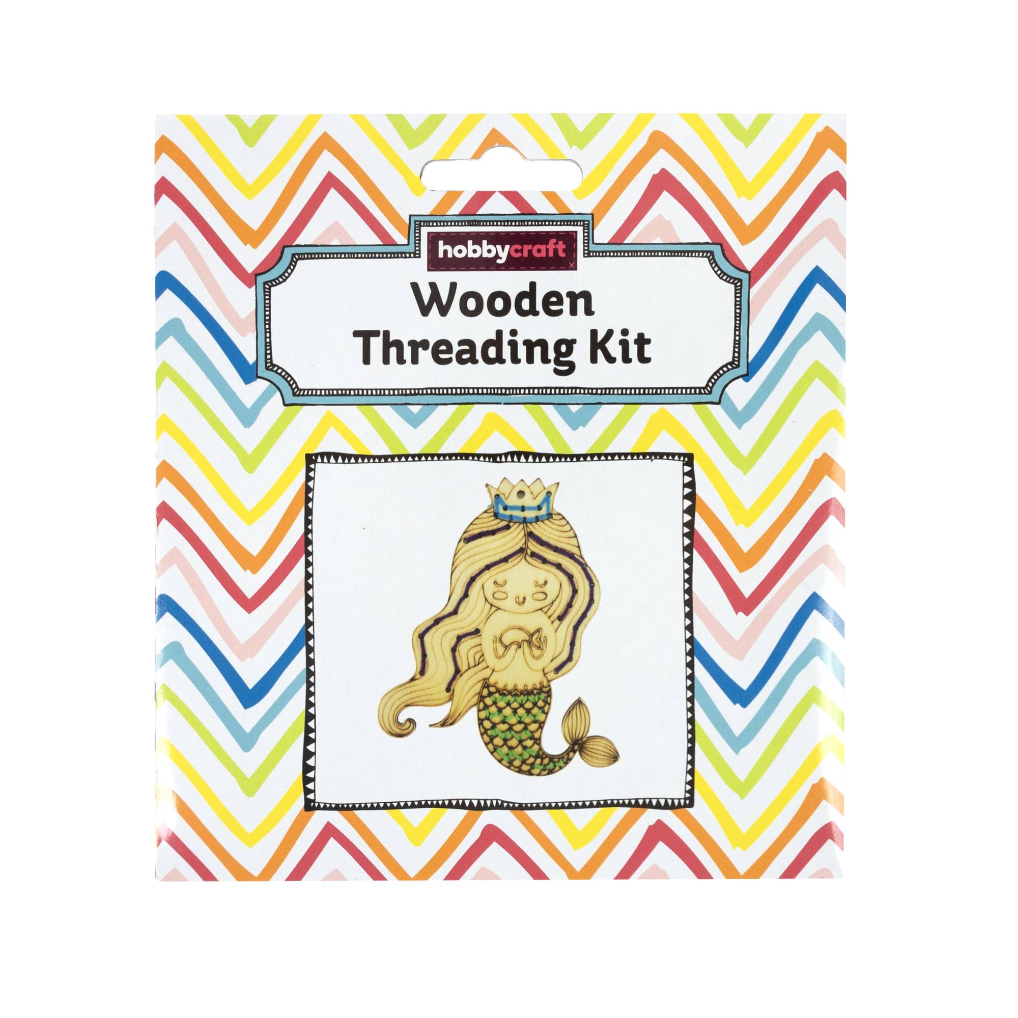 Mermaid Wooden Threading Kit | Hobbycraft
