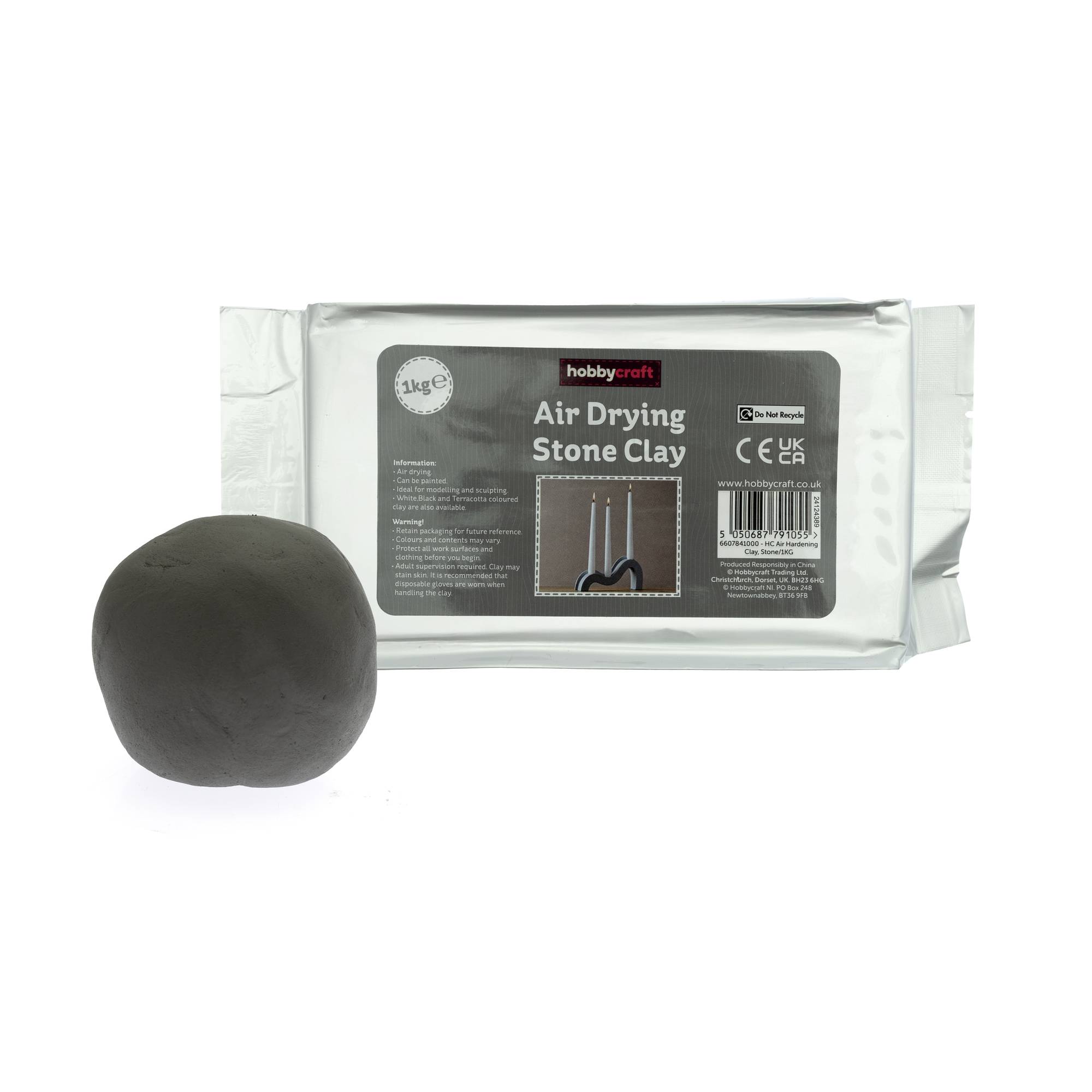 Stone Effect Air Drying Clay 1kg | Hobbycraft