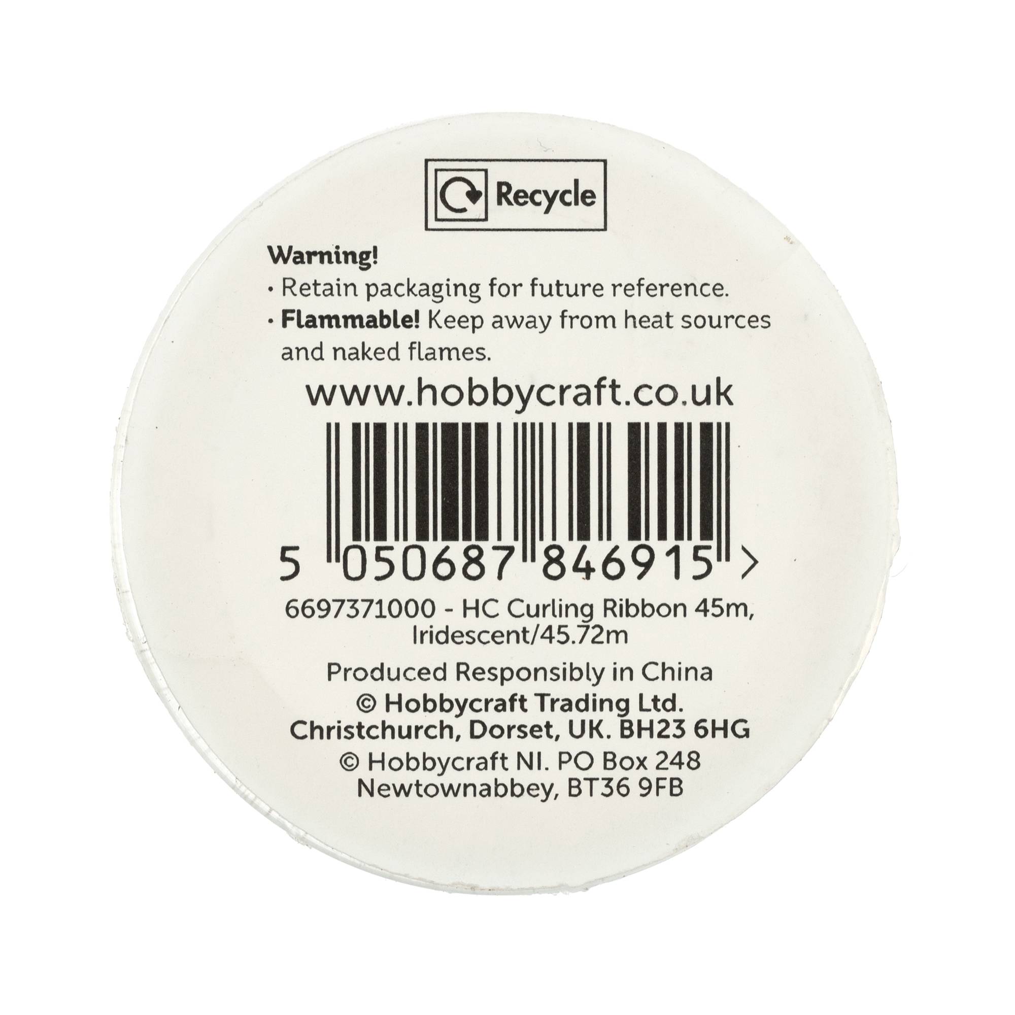 Iridescent Curling Ribbon 45m | Hobbycraft