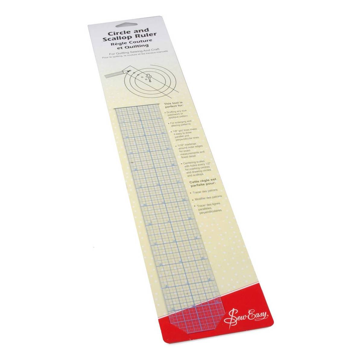 Sew Easy Circle and Scallop Ruler | Hobbycraft