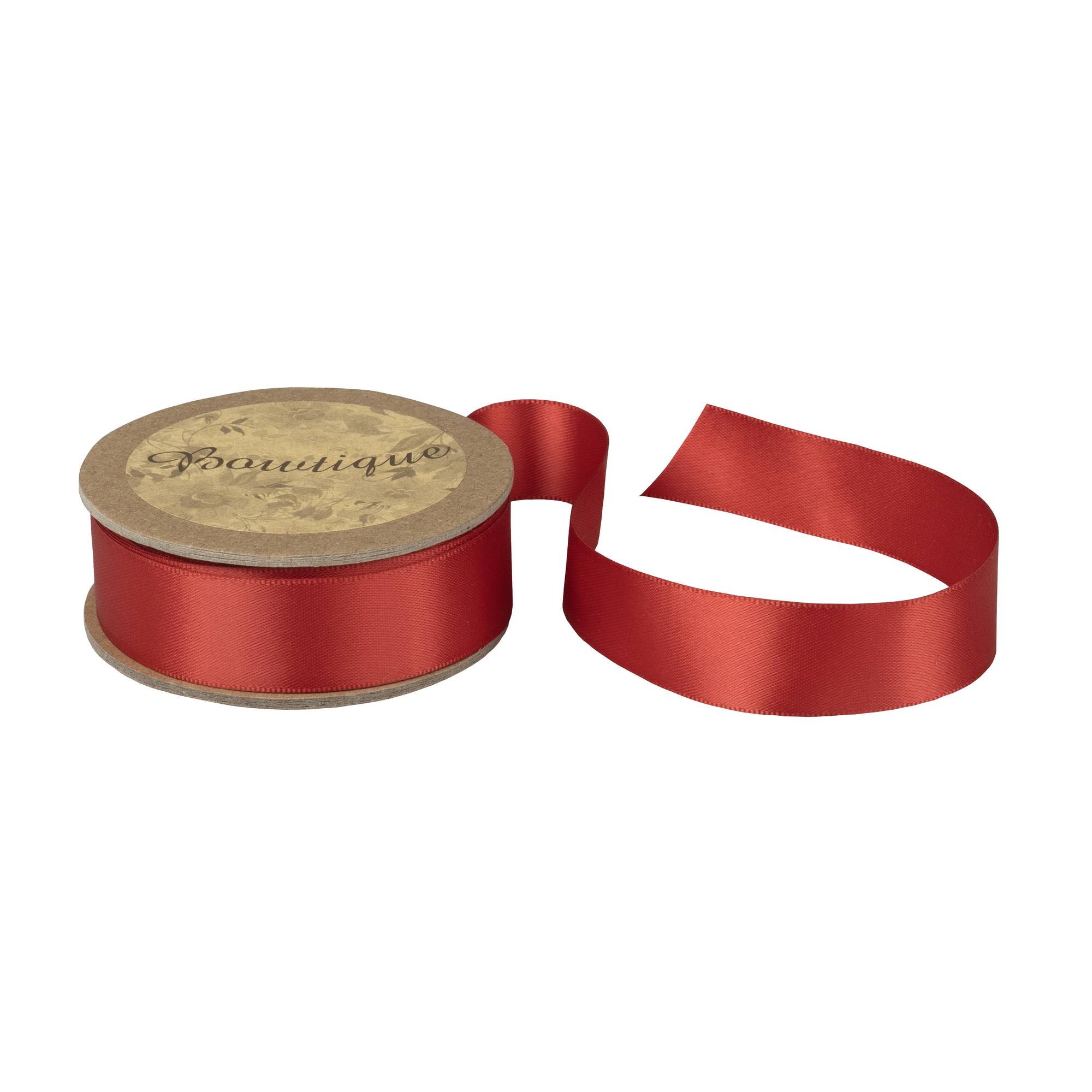 Red Double-Faced Satin Ribbon 18mm x 5m | Hobbycraft