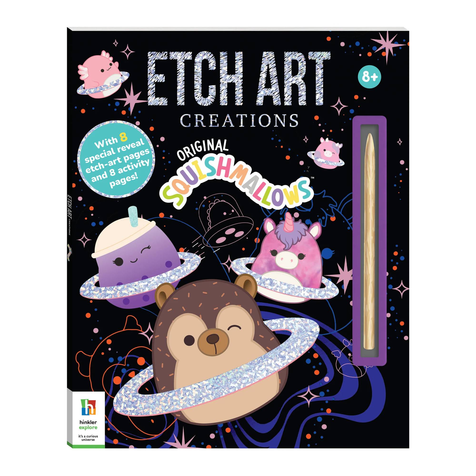 Original Squishmallows Etch Art Creations Book | Hobbycraft