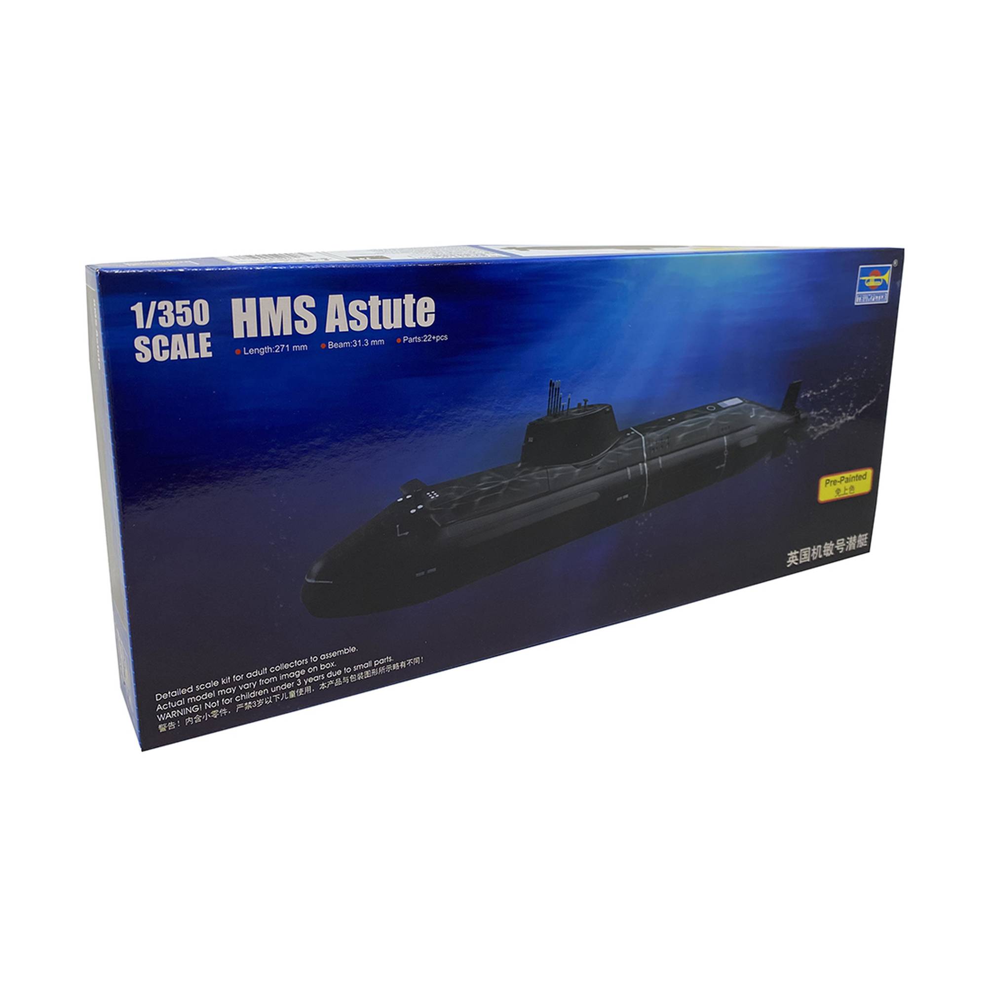 Trumpeter HMS Astute Model Kit 1:350 | Hobbycraft