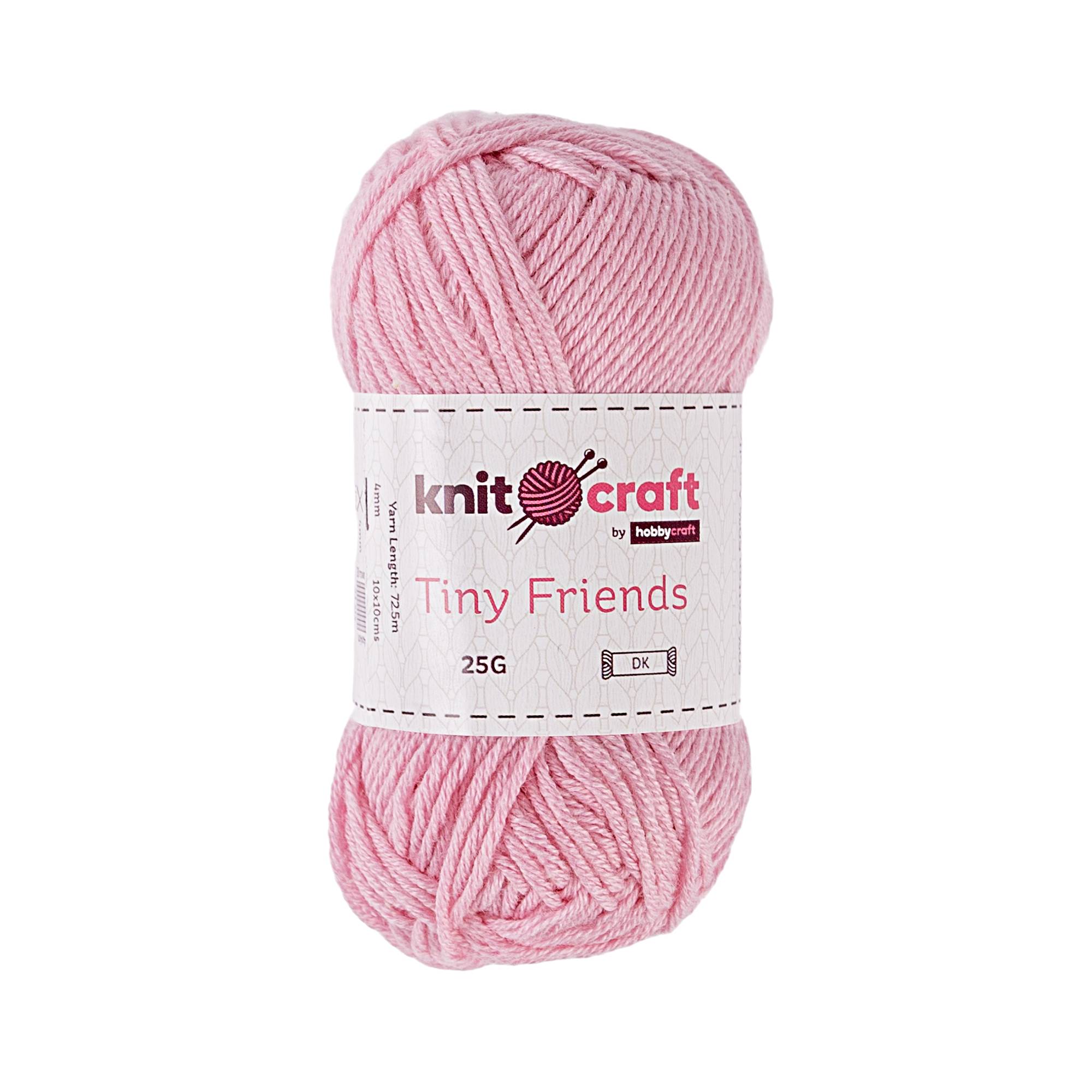 Knitcraft Pink Tiny Friends Yarn 25g | Hobbycraft