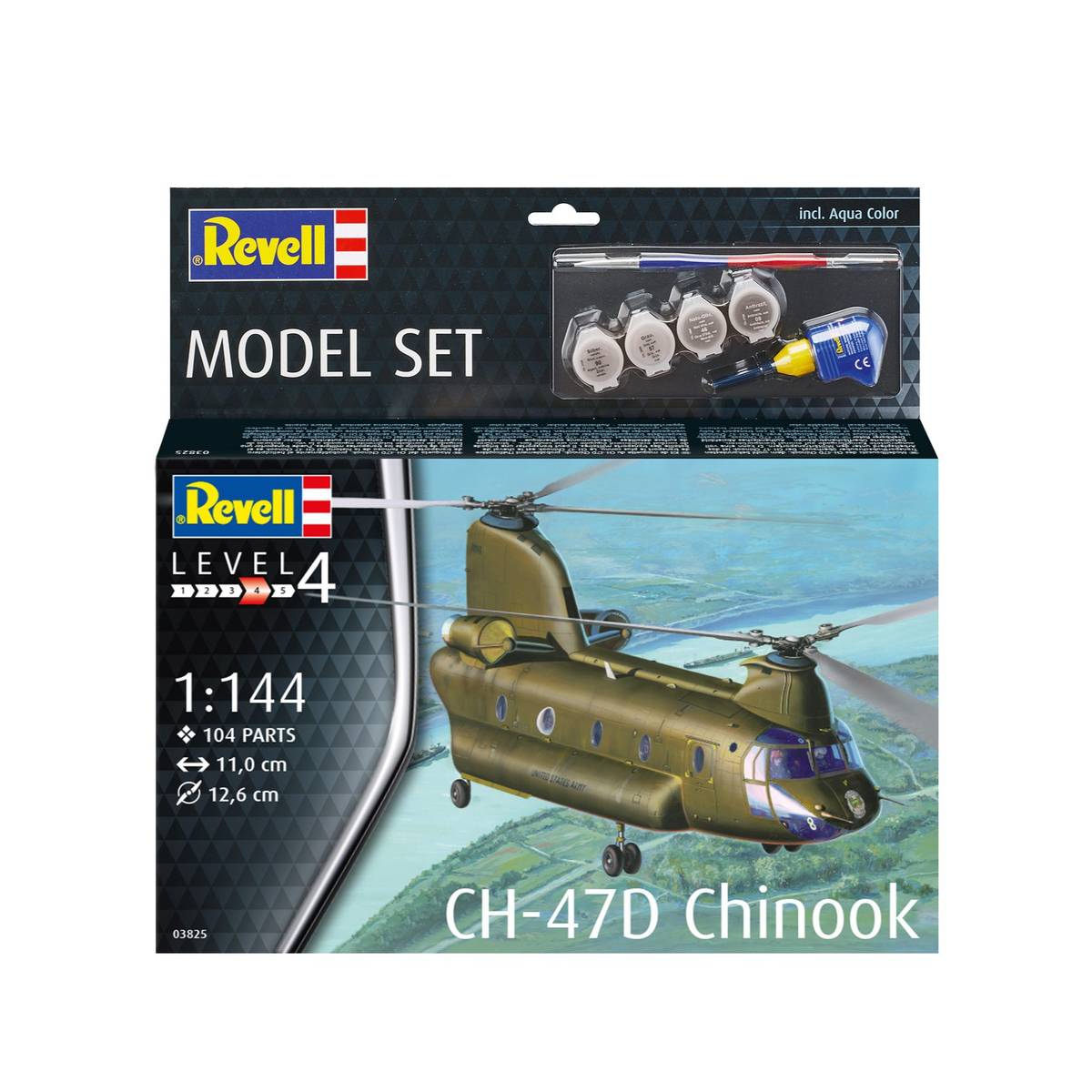 Revell CH-47D Chinook Model Set 1:144 | Hobbycraft