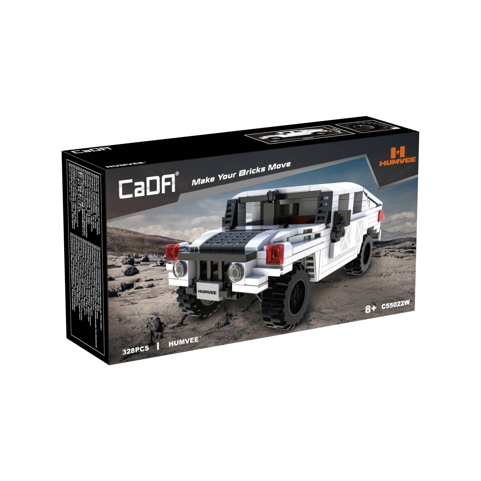 CaDA Humvee Off-Road Truck 328 Pieces | Hobbycraft