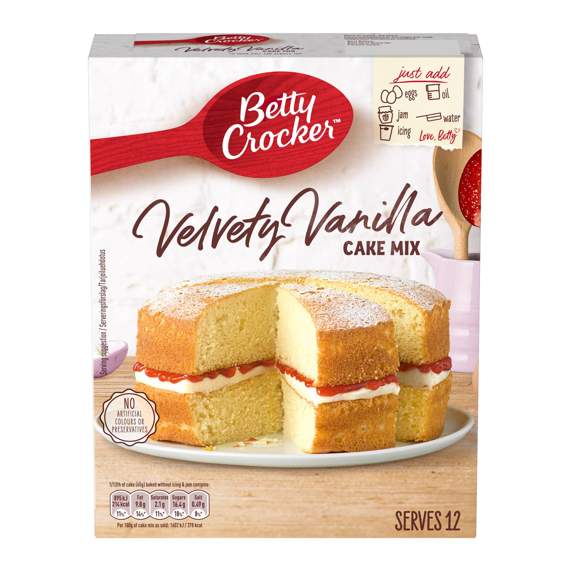 Betty Crocker Classic Vanilla Cake Mix | Hobbycraft