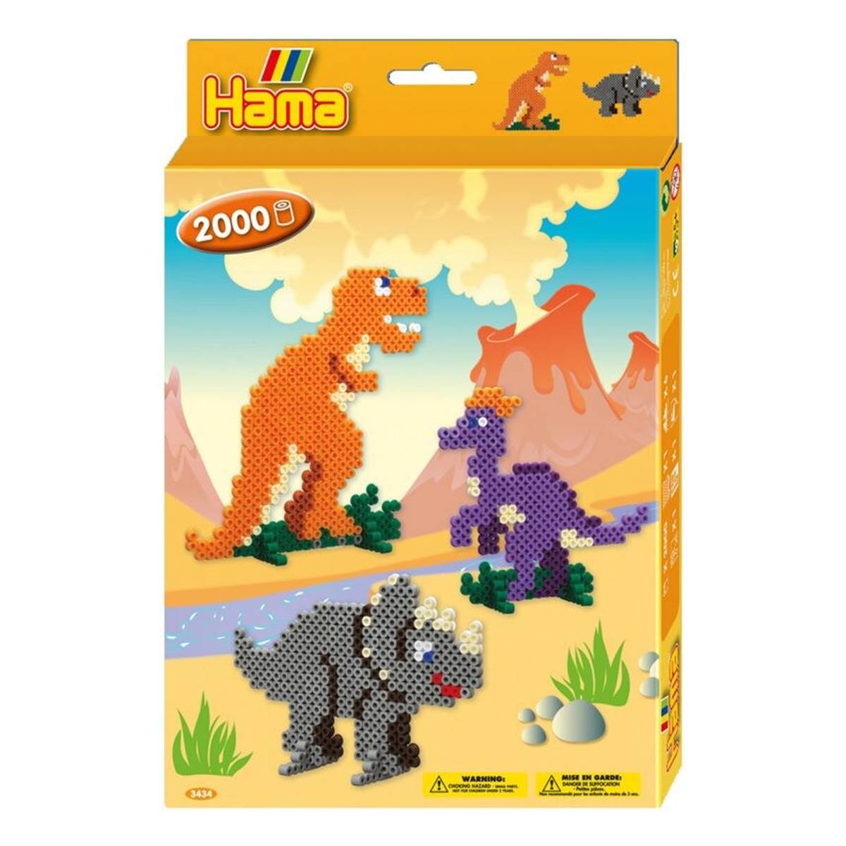 Hama Beads Dinosaurs Set | Hobbycraft