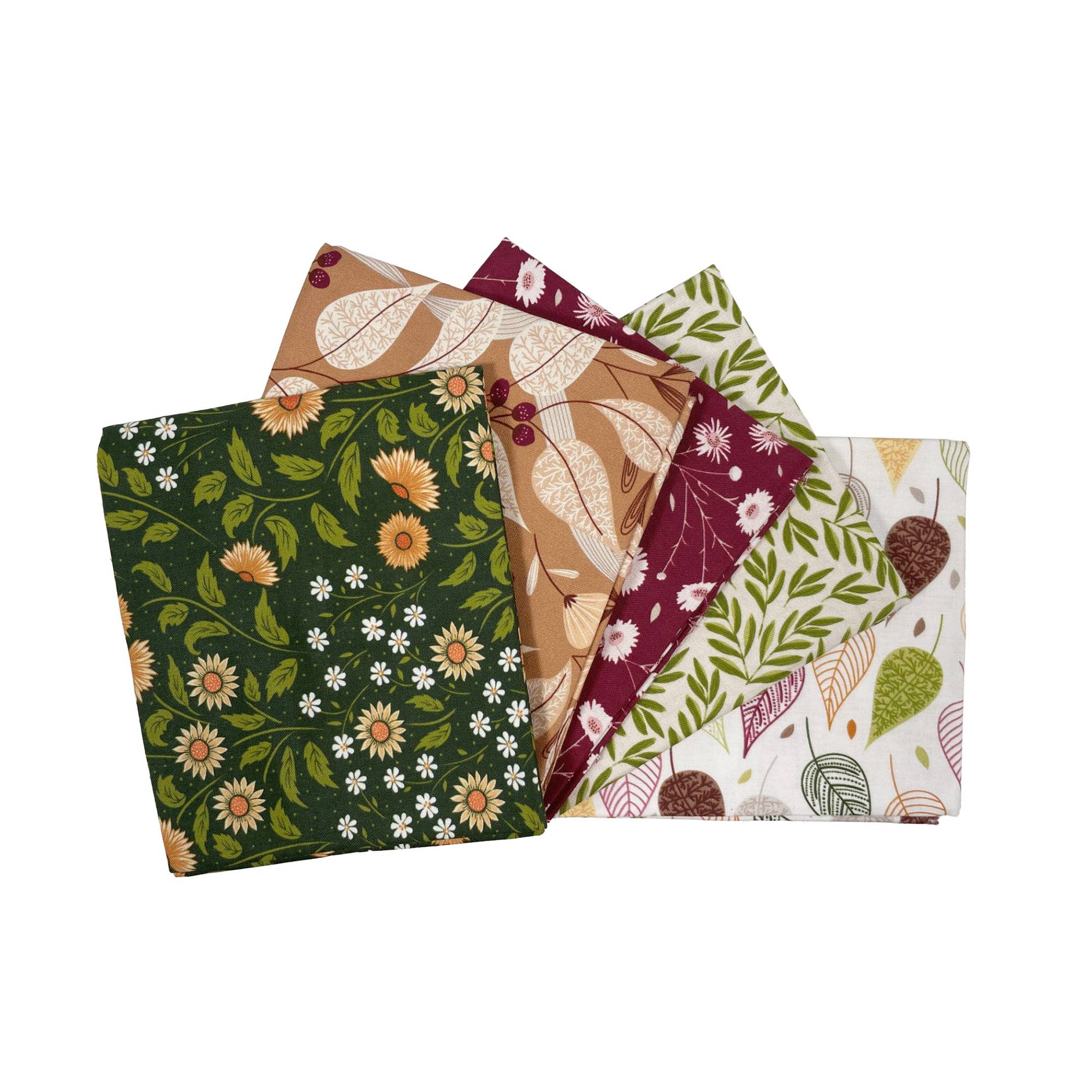 WI Golden Gaze Cotton Fat Quarters 5 Pack | Hobbycraft