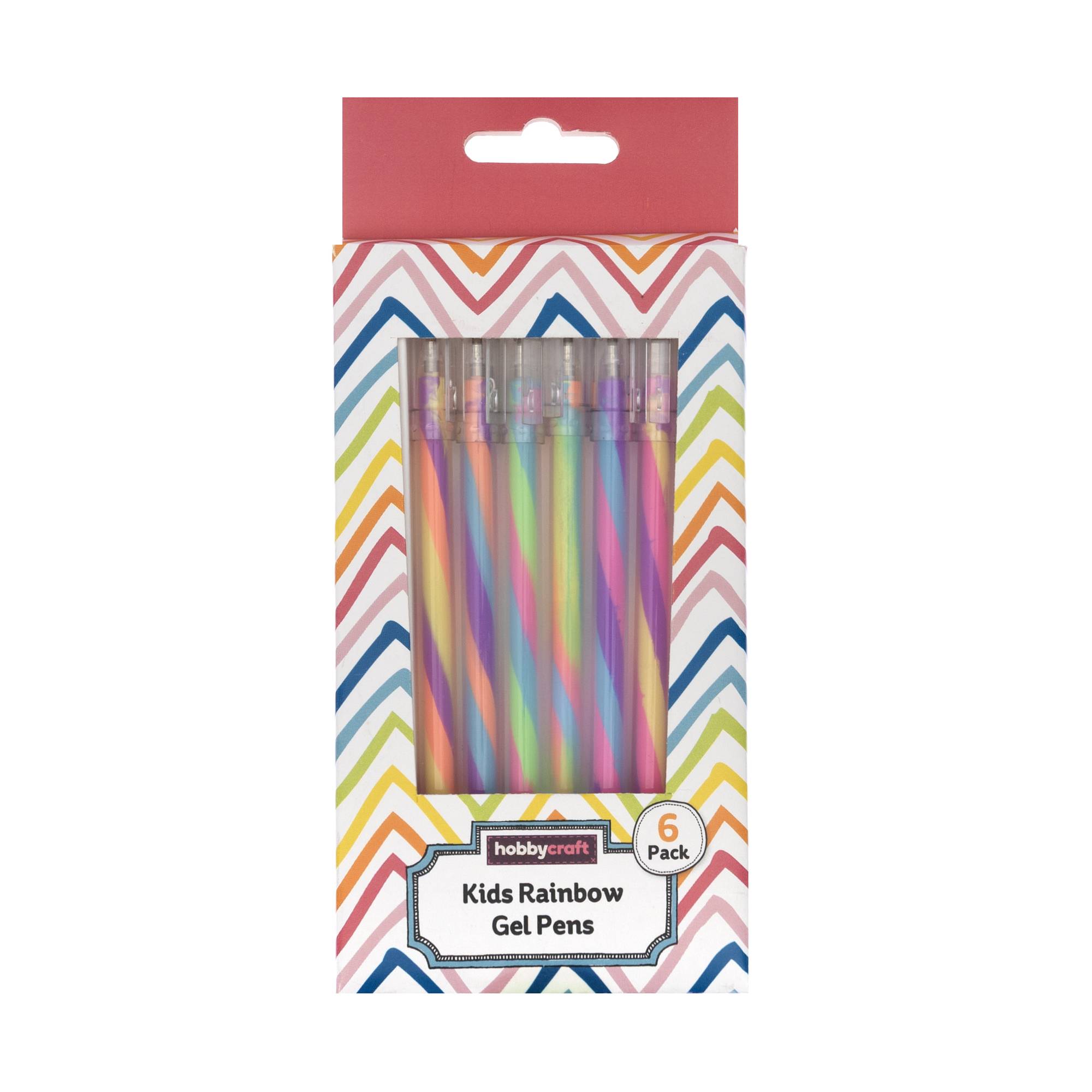 Rainbow Gel Pens 6 Pack | Hobbycraft