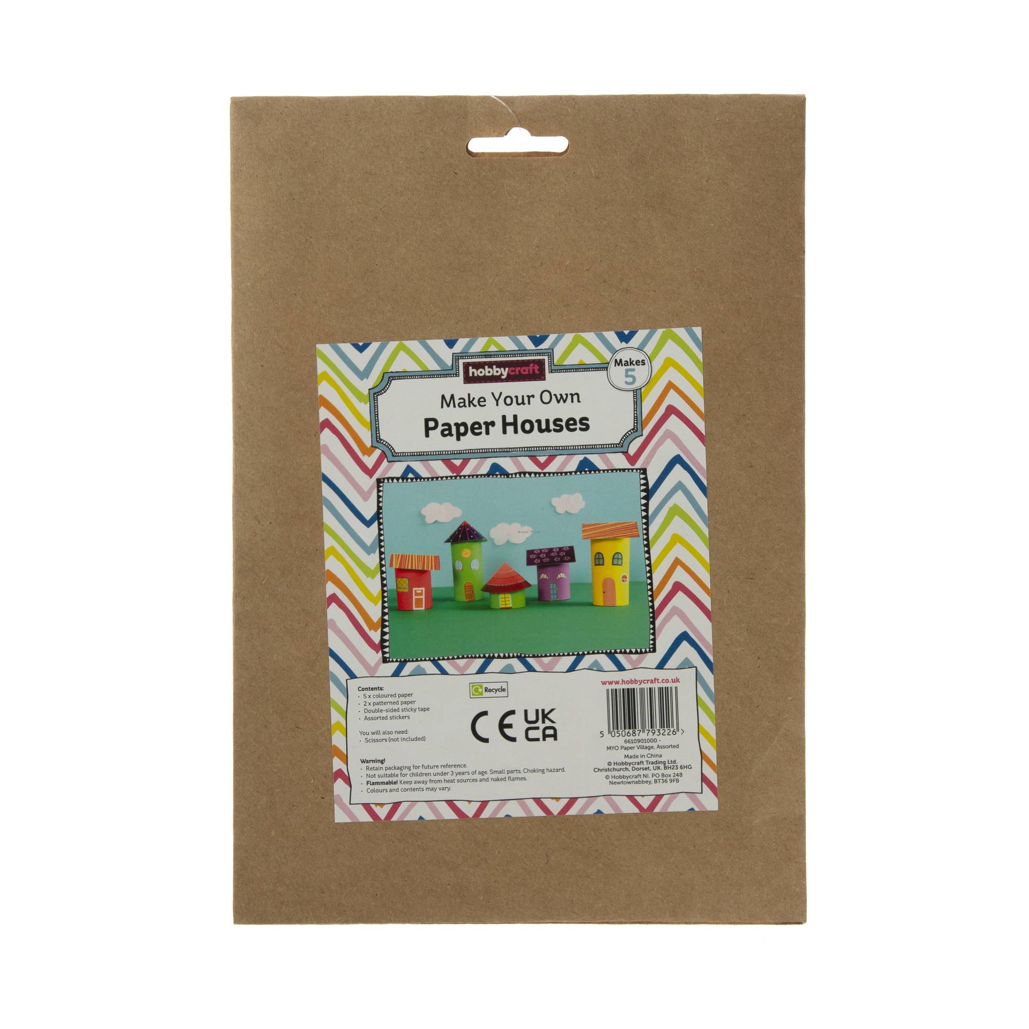 Make Your Own Paper Houses Kit | Hobbycraft