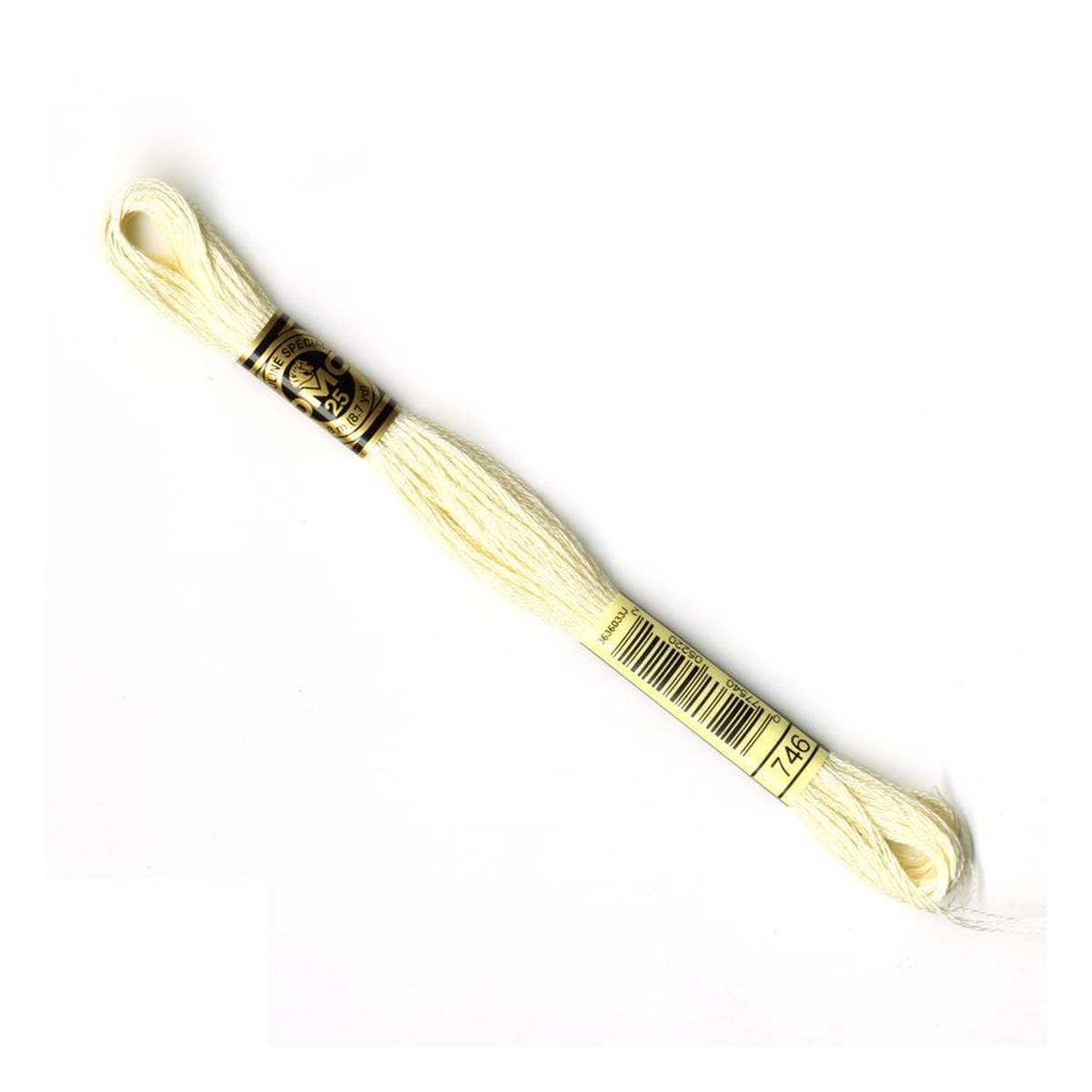 DMC Cream Mouline Special 25 Cotton Thread 8m (746) | Hobbycraft