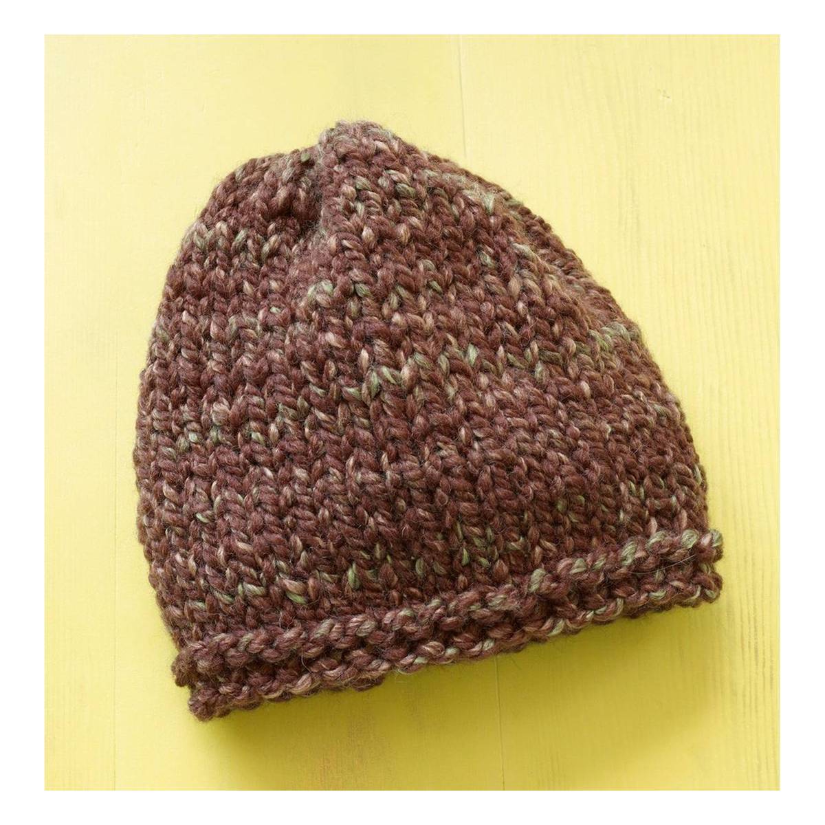 FREE PATTERN Lion Brand Thick and Quick Basic Hat L0410AD | Hobbycraft