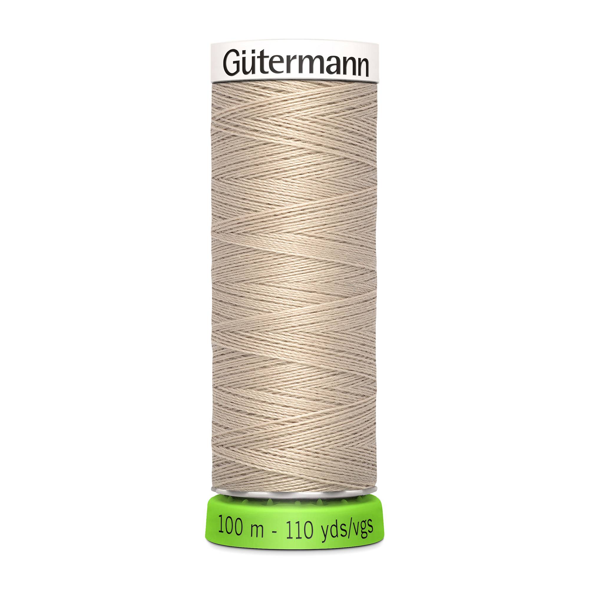 Gutermann Beige Sew All Recycled rPET Thread 100m (722) | Hobbycraft